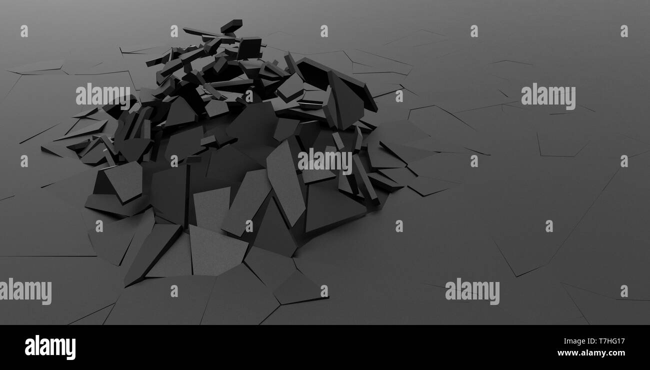 Render of 3D Shatter Abstract Wallpaper Background Stock Photo - Alamy