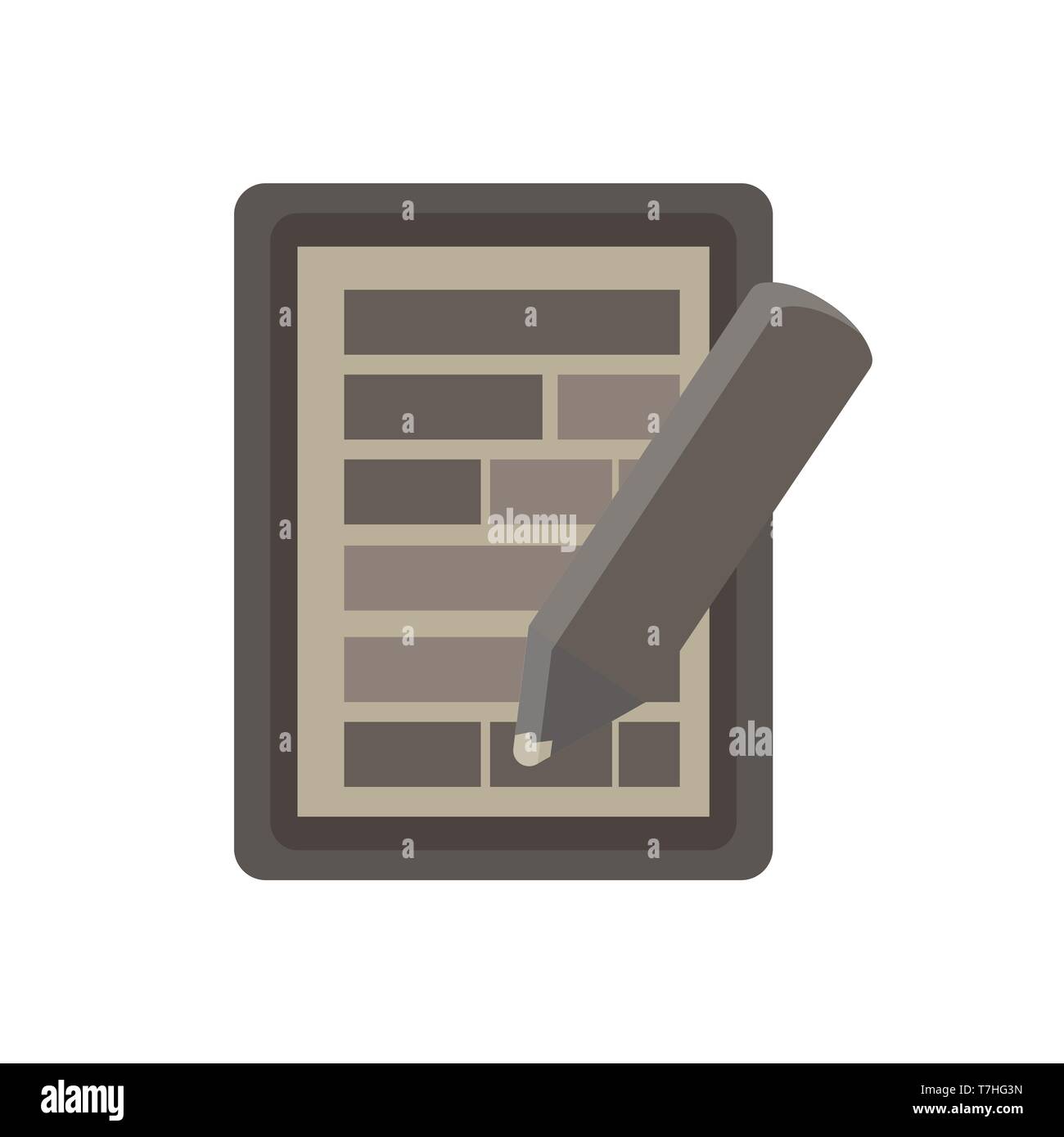 Contract pen style pencil Stock Vector Images - Alamy