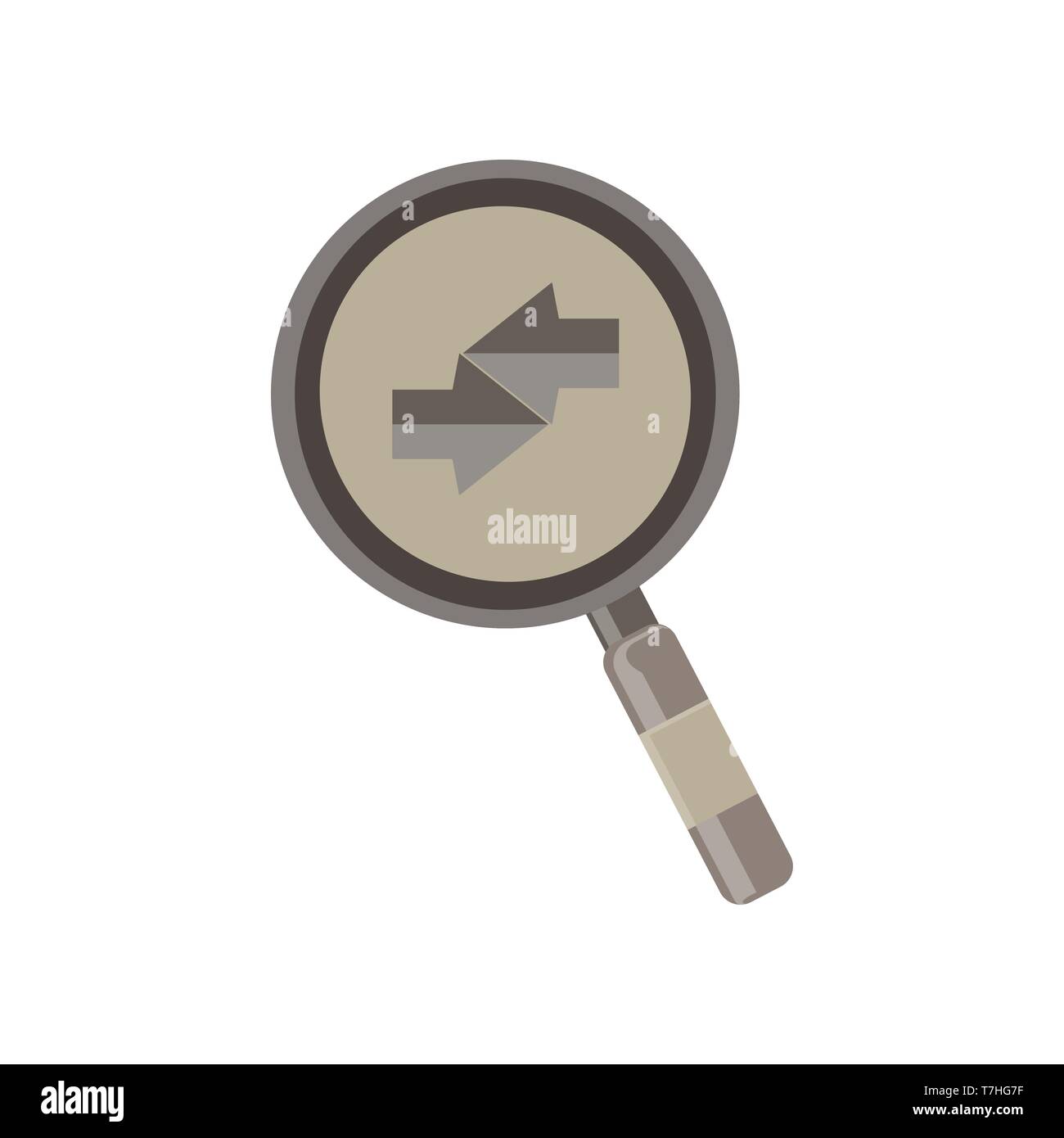 Glass magnifying icon vector search illustration isolated zoom Stock ...