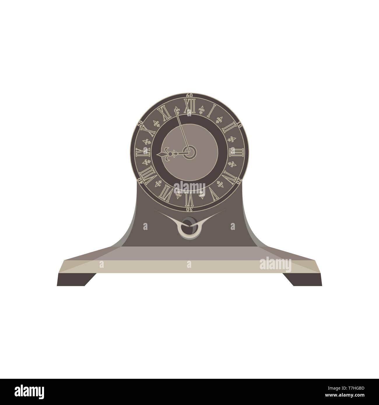 Clock time retro alarm vector watch background vintage old hour timer ...