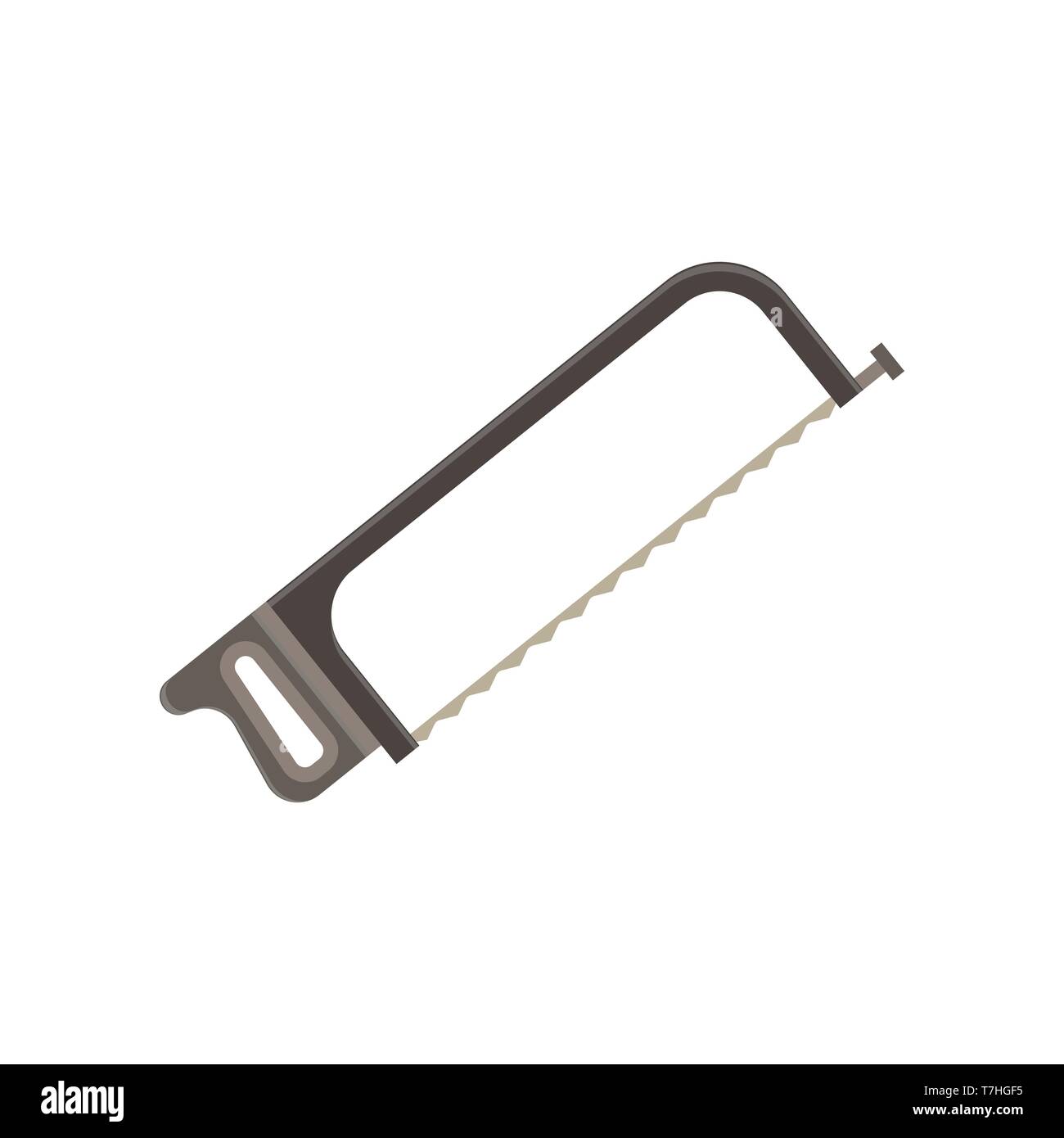 Hacksaw saw realistic work equipment tool handle construction industry ...