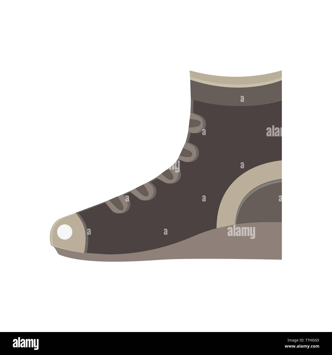 Cowboy boot shoe icon vector hi-res stock photography and images - Alamy