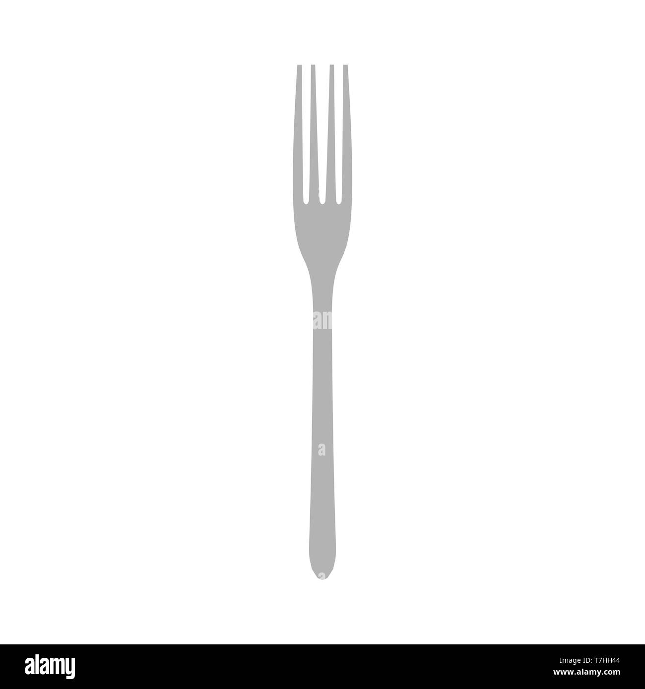 Silver silverware template Cut Out Stock Images & Pictures - Alamy