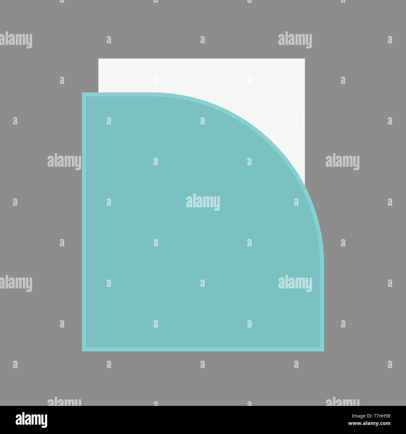 File holder binder design vector flat icon. Archive sheet stationary ...