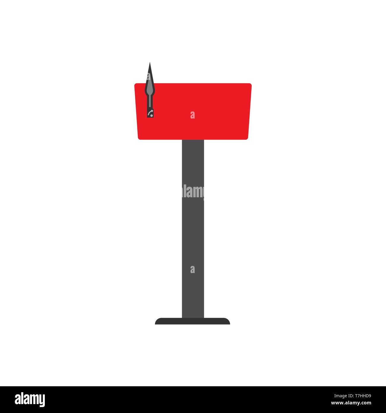 Postbox vector vectors hi-res stock photography and images - Alamy
