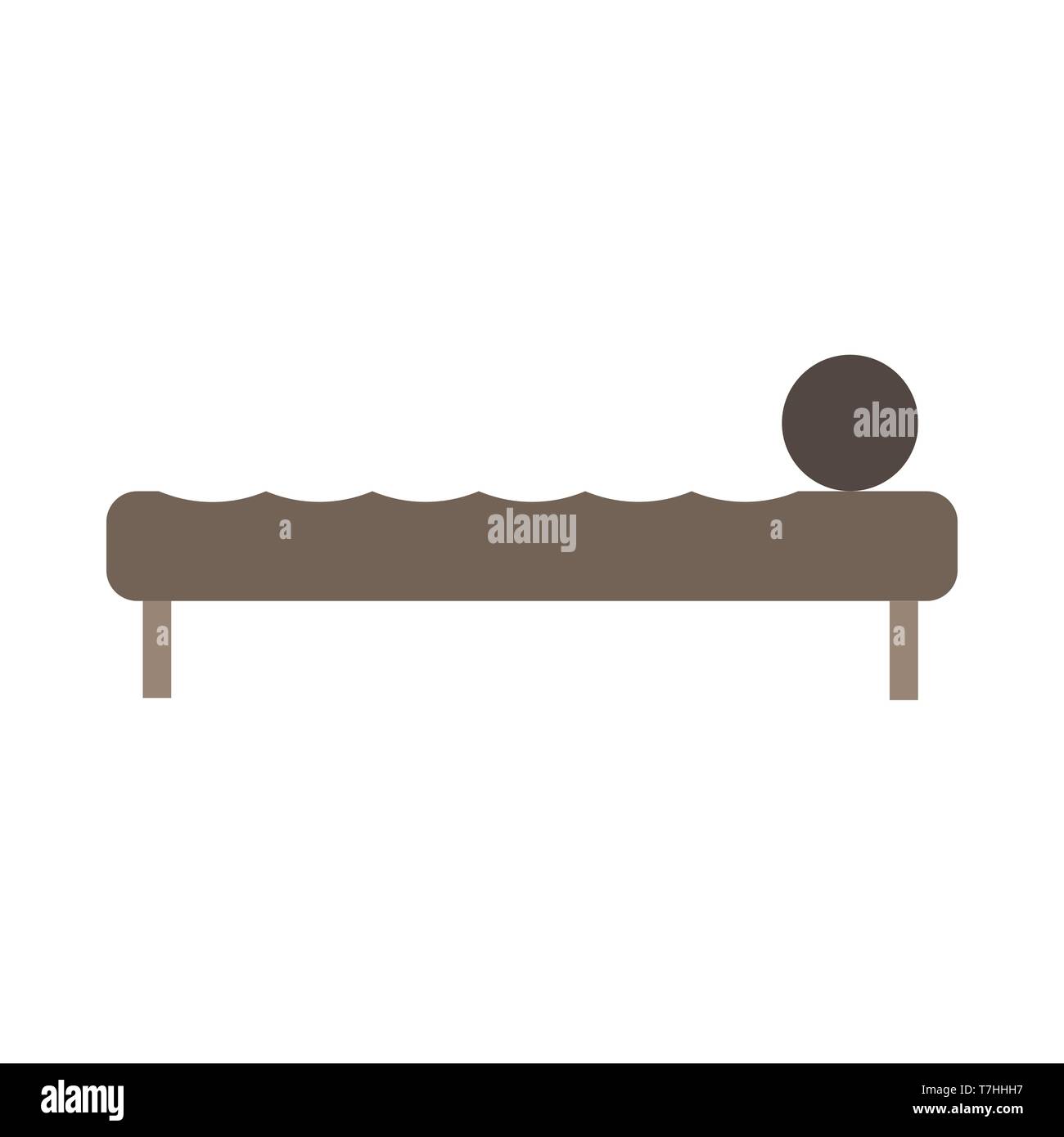 Hospital bed side view Stock Vector Images - Alamy