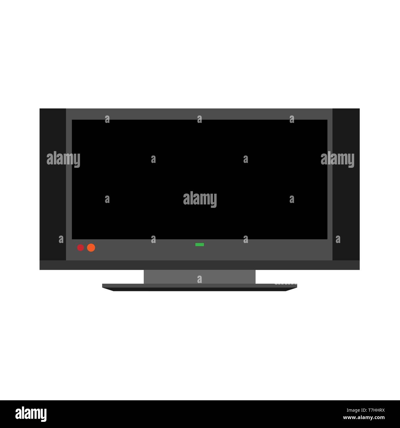 Television screen communication equipment electronic vector. TV ...