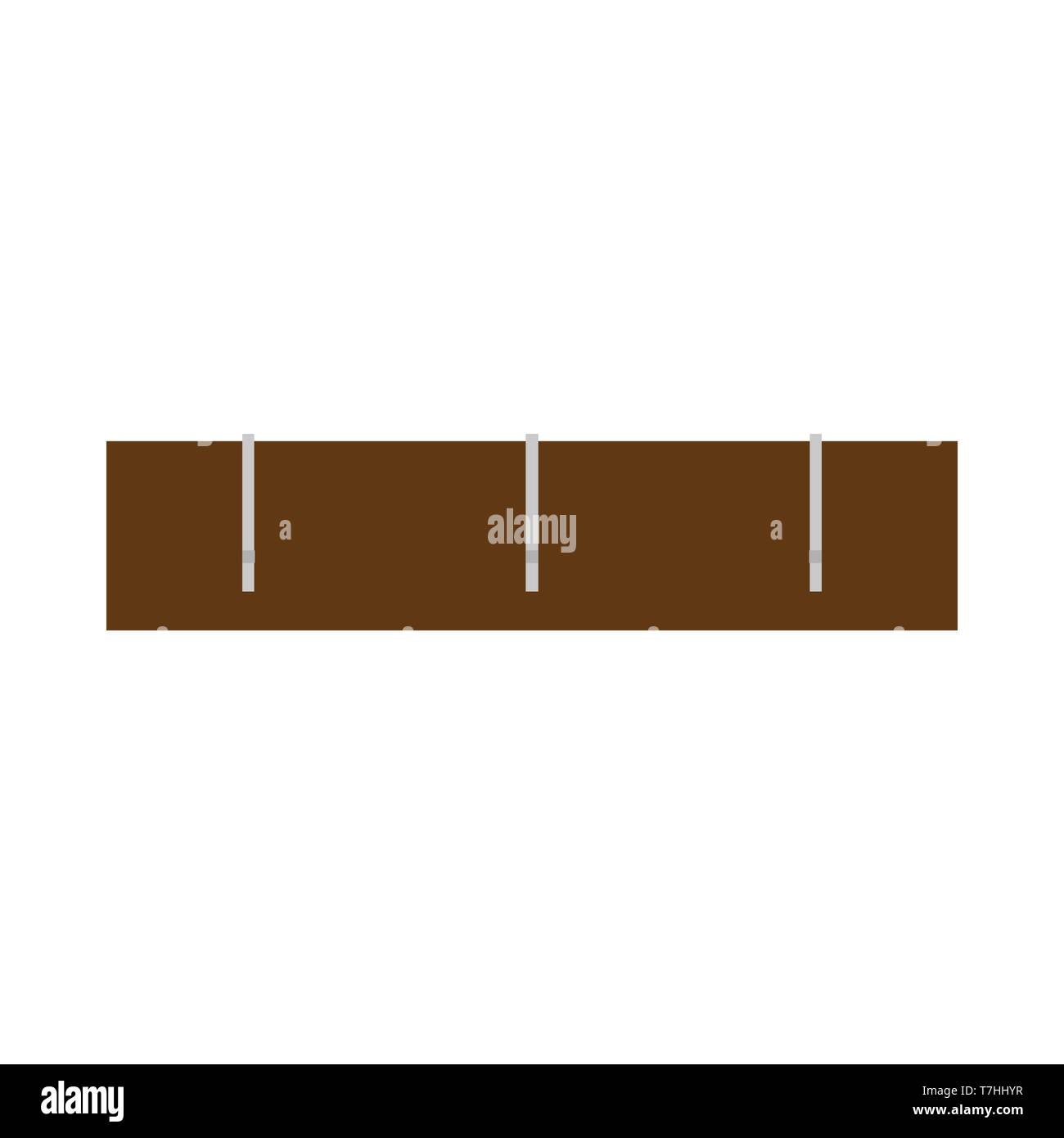 Coat hooks Stock Vector Images - Alamy