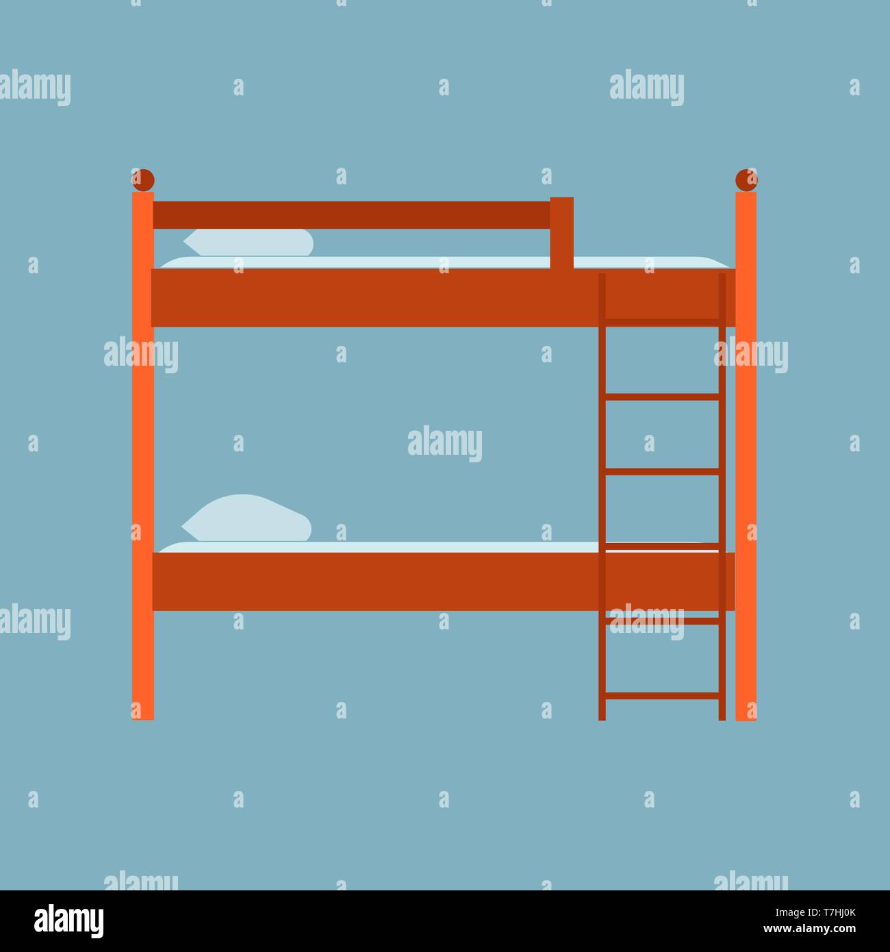 Hospital bed side view Stock Vector Images - Alamy
