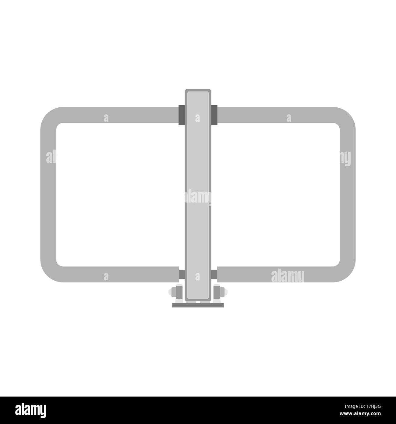 Car park entry barrier parking Stock Vector Images - Alamy