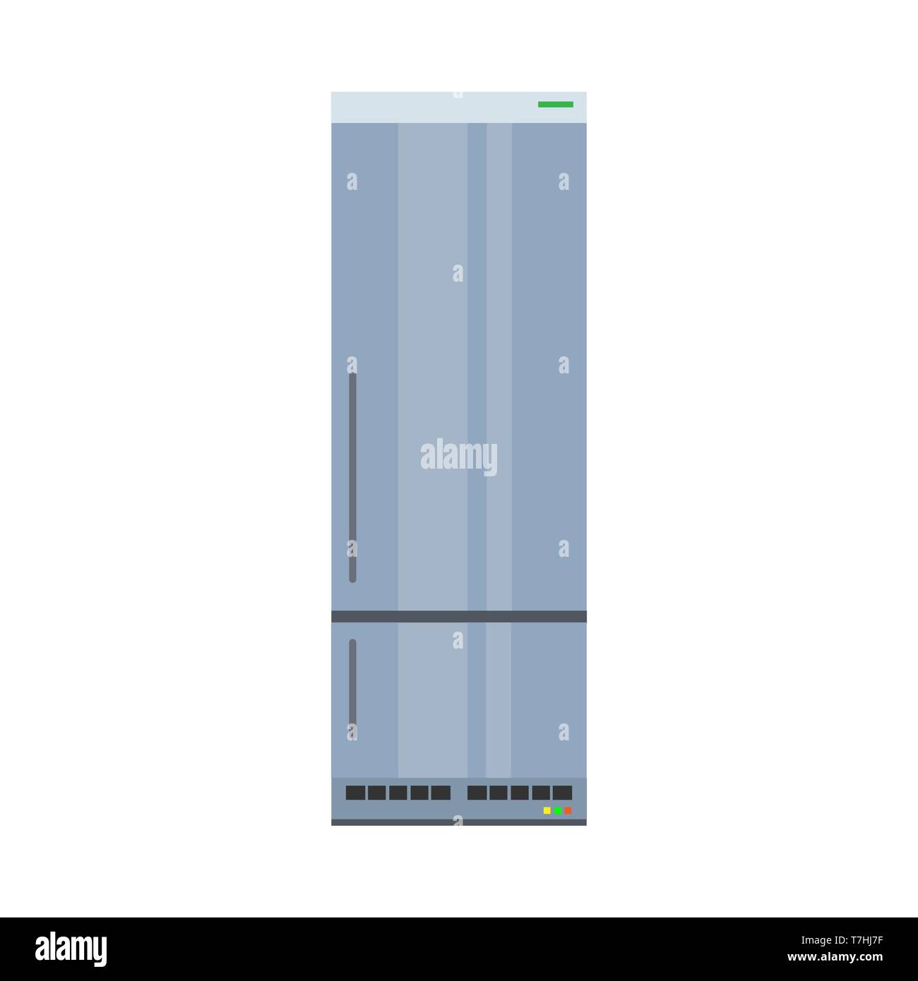 Blue fridge fresh domestic electric freeze furniture icebox ...