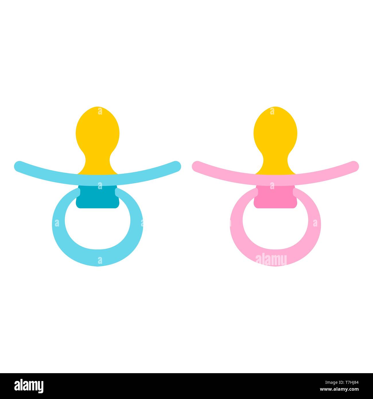 Pacifier Vectors High Resolution Stock Photography and Images - Alamy