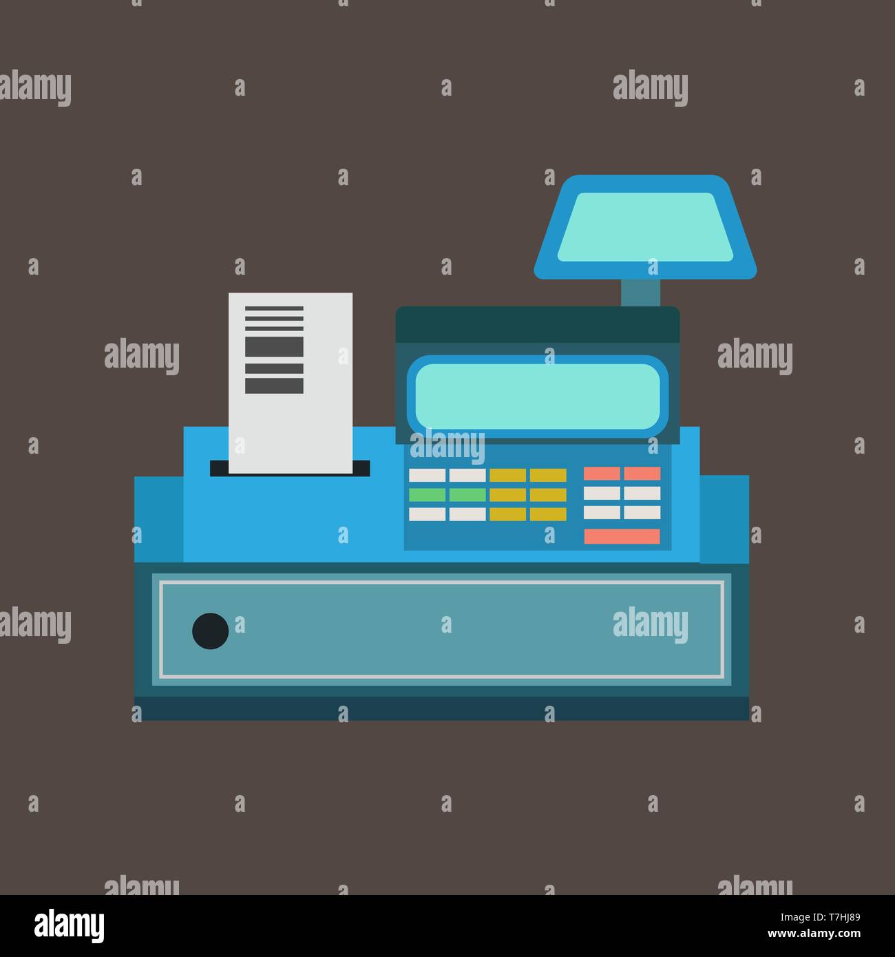 Cashier Vector Vectors High Resolution Stock Photography and Images - Alamy