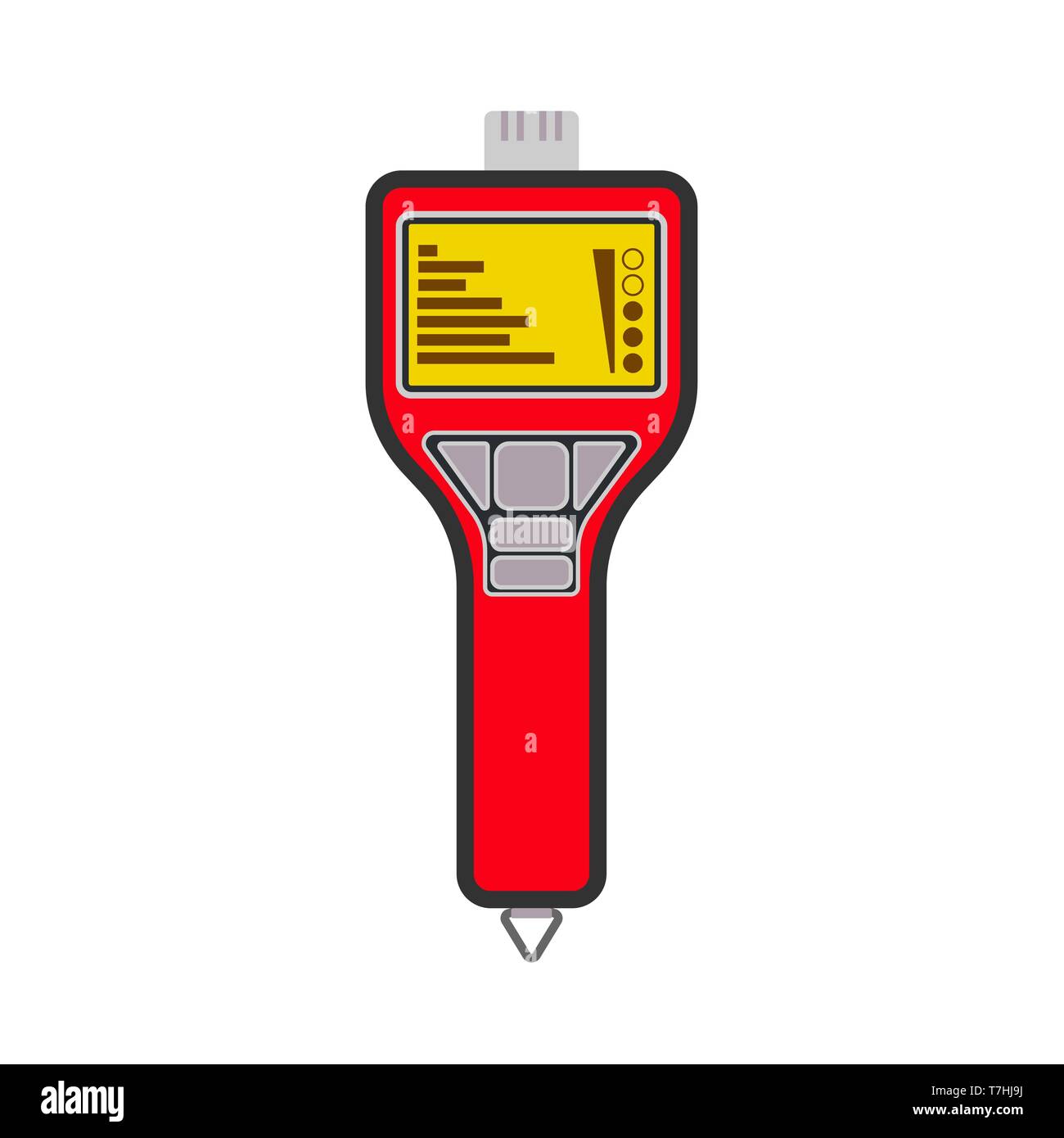 Detector gas portable digital red LPG pipe checker methane, propane ...