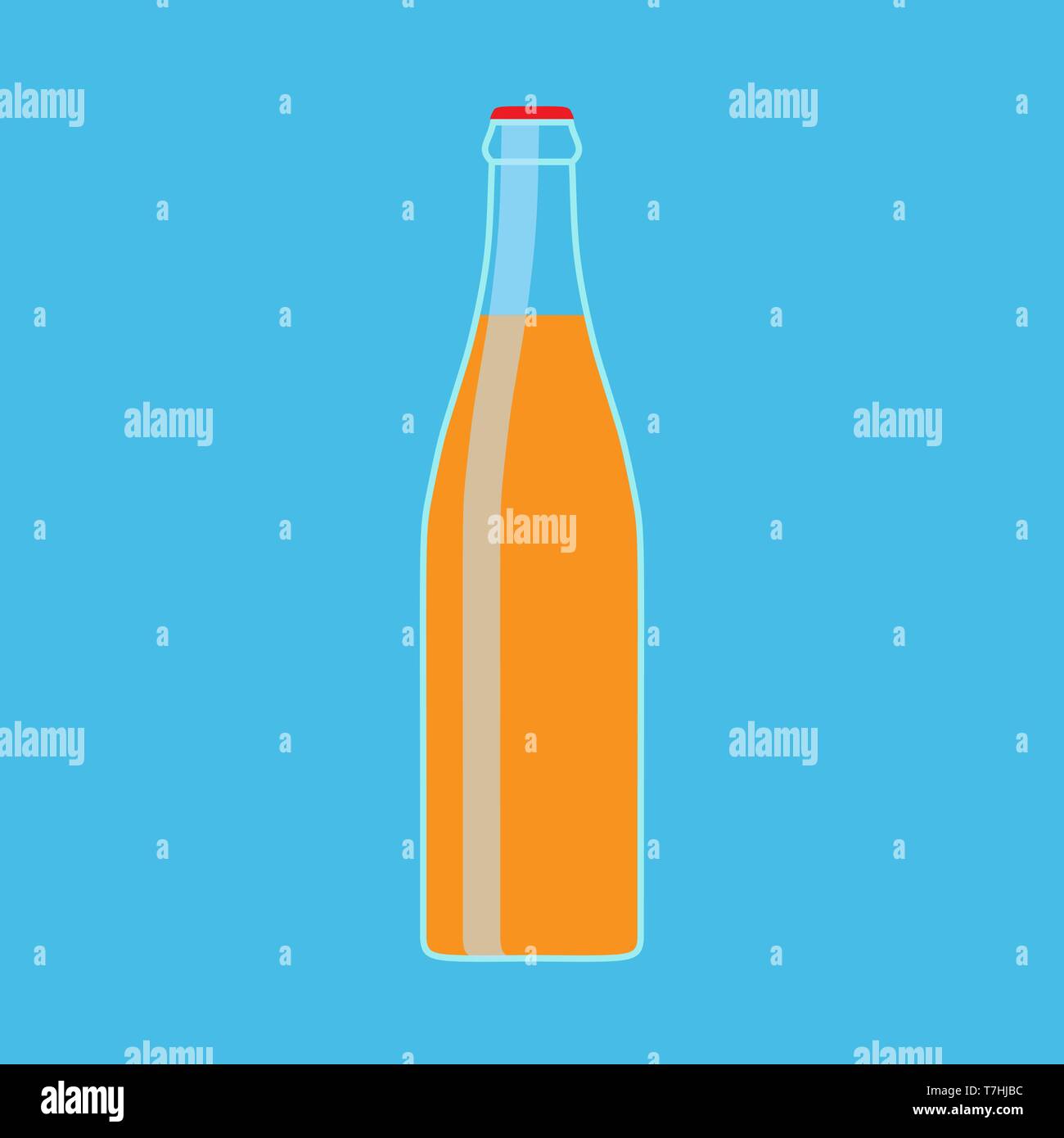 Glass bottle symbol vector icon graphic flat party. Art transparent ...