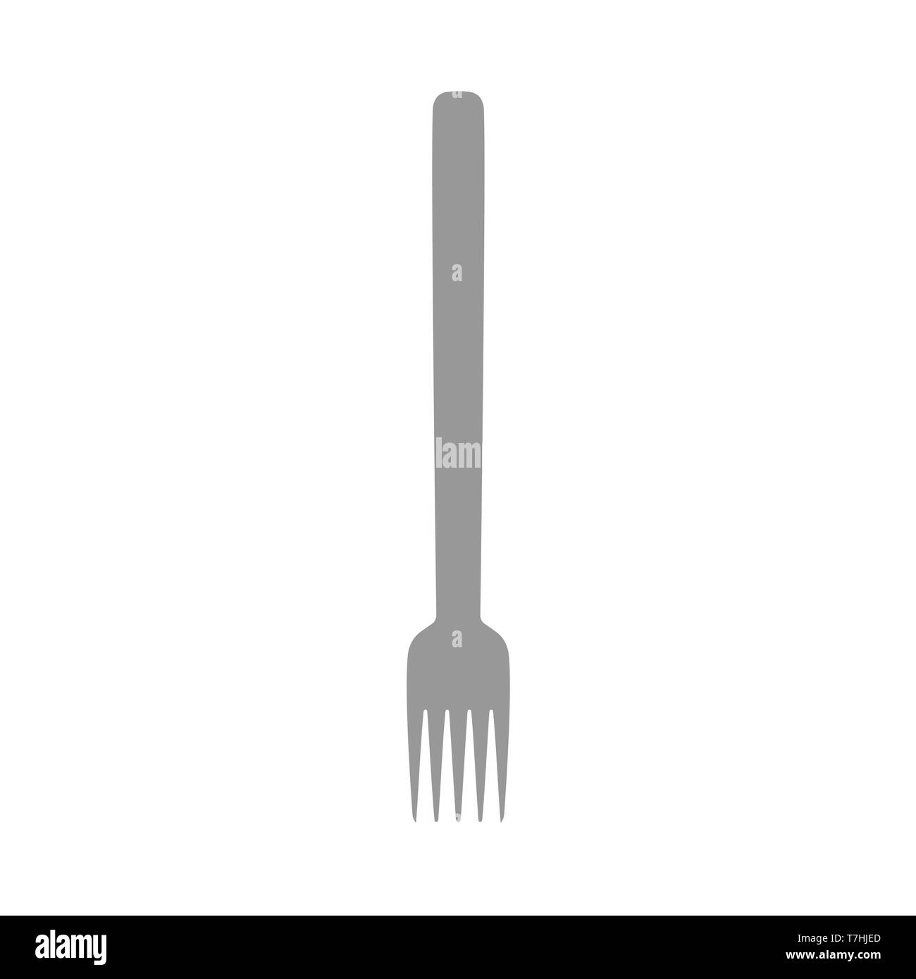 Silver silverware template Cut Out Stock Images & Pictures - Alamy