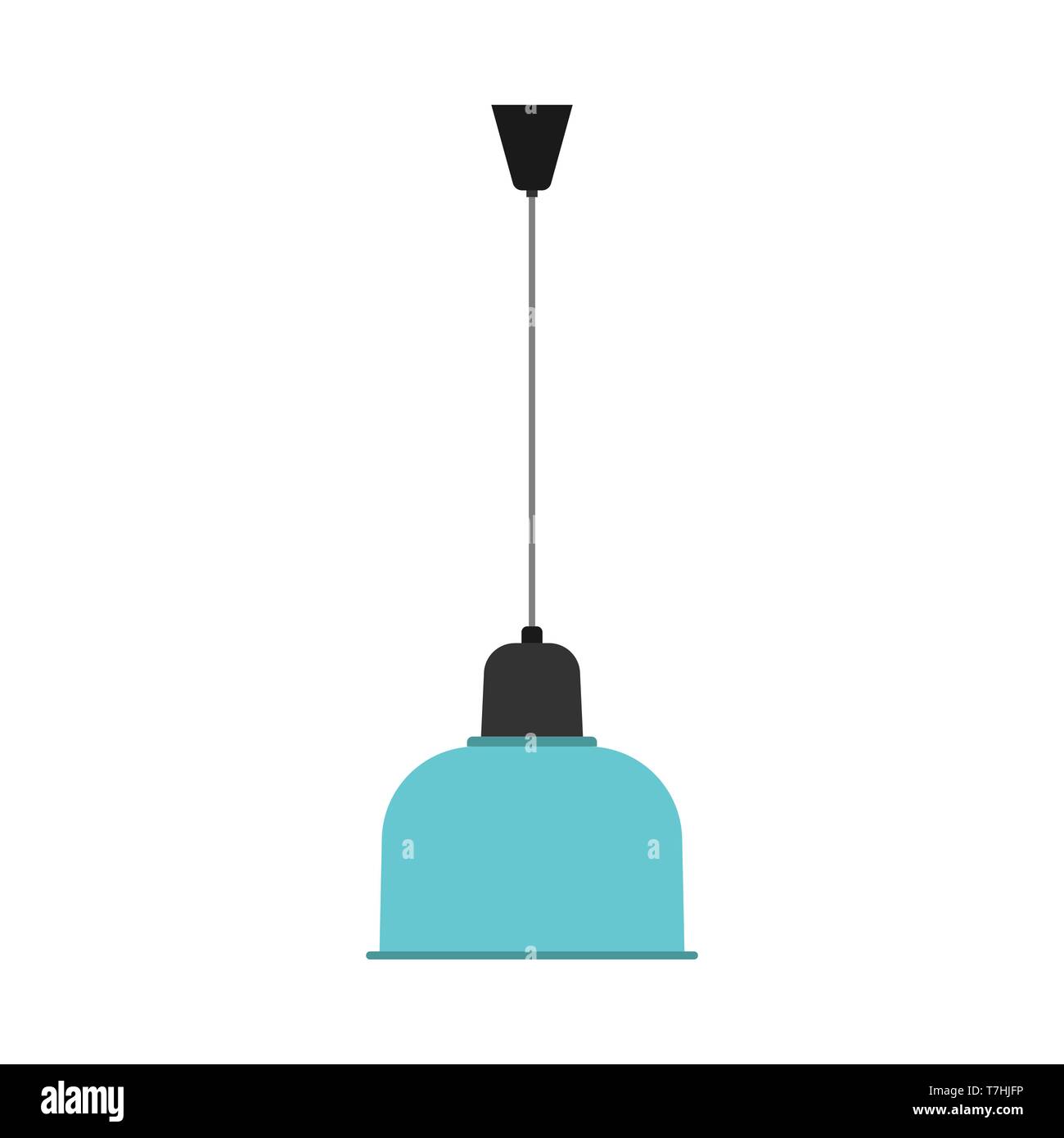 Luster chandelier lamp light decoration illustration. Room vector icon ...
