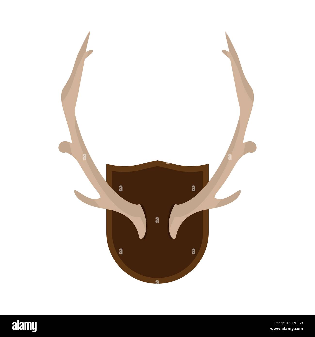 Mounted Deer Head Vector