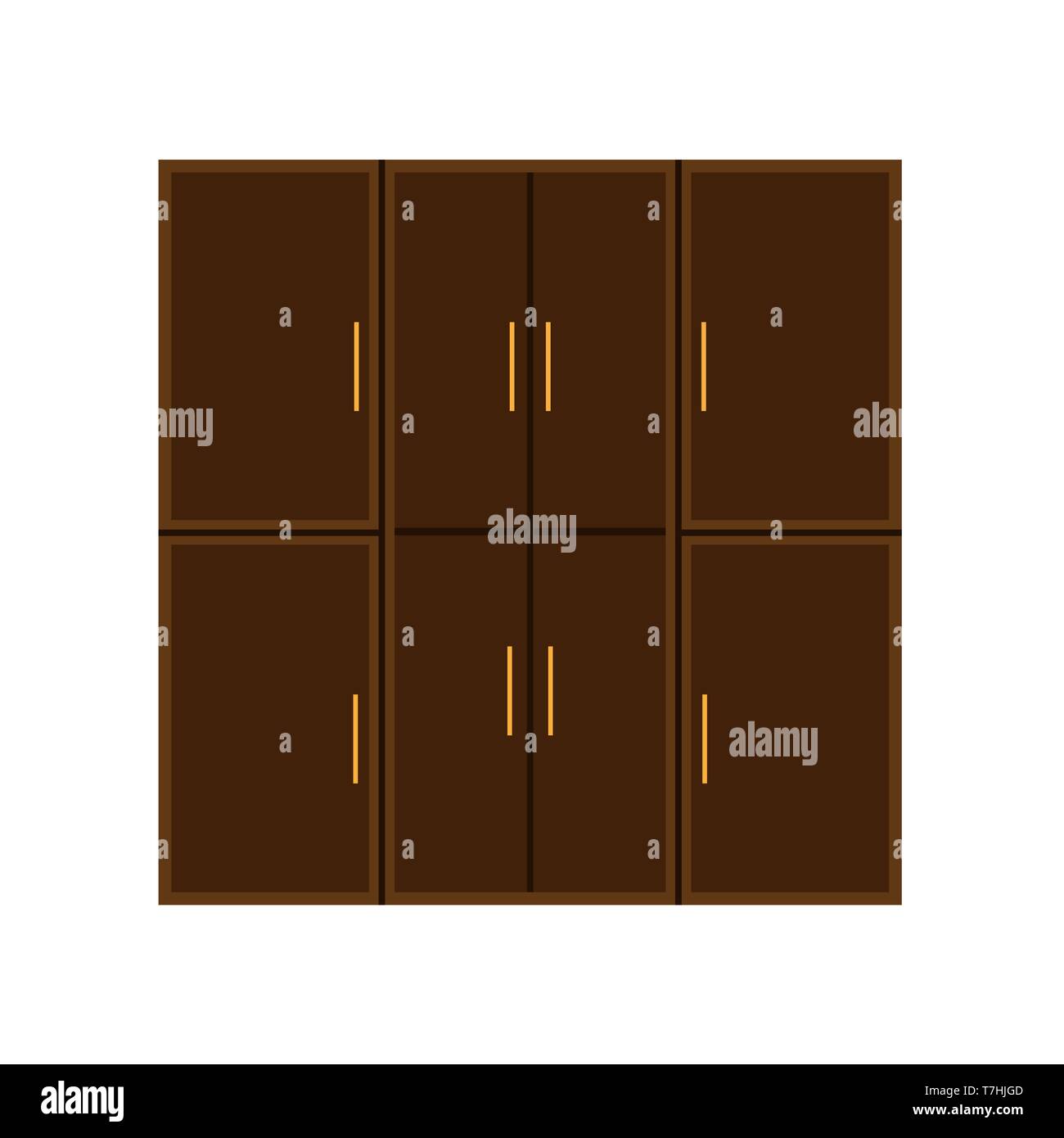 Office cabinet isolated indoor drawer set document storage archive ...