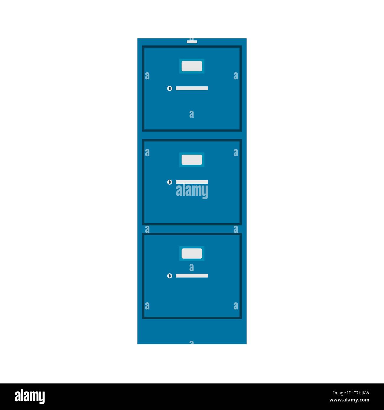 Old filing cabinet Stock Vector Images - Alamy