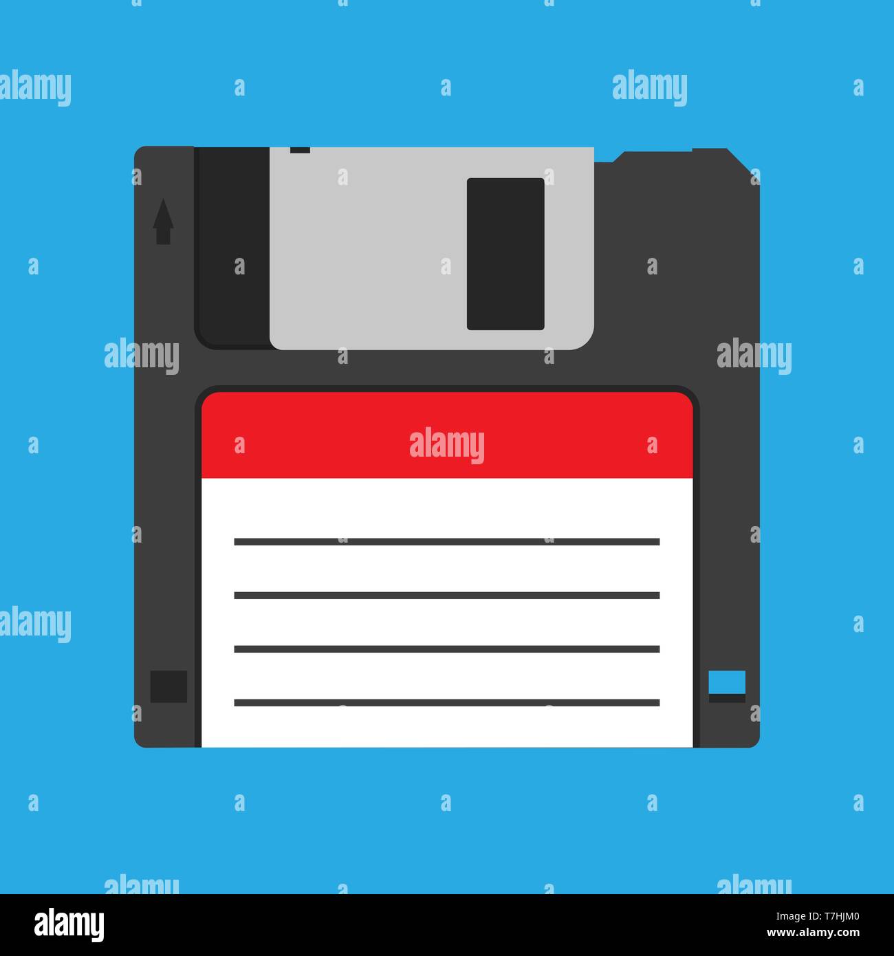Computer floppy disk magnetic storage Stock Vector Images - Alamy