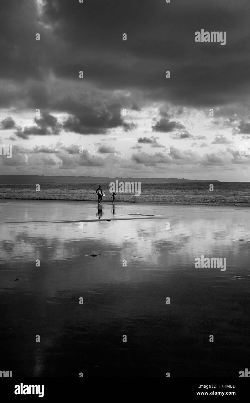 Dog summer holidays Black and White Stock Photos & Images - Alamy