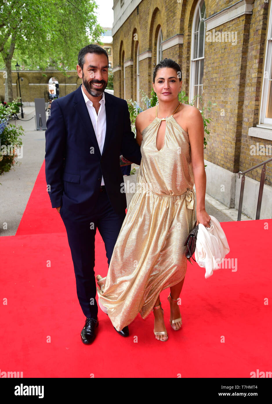 Robert Pires and Jessica Lemarie-Pires attending the season two of ...