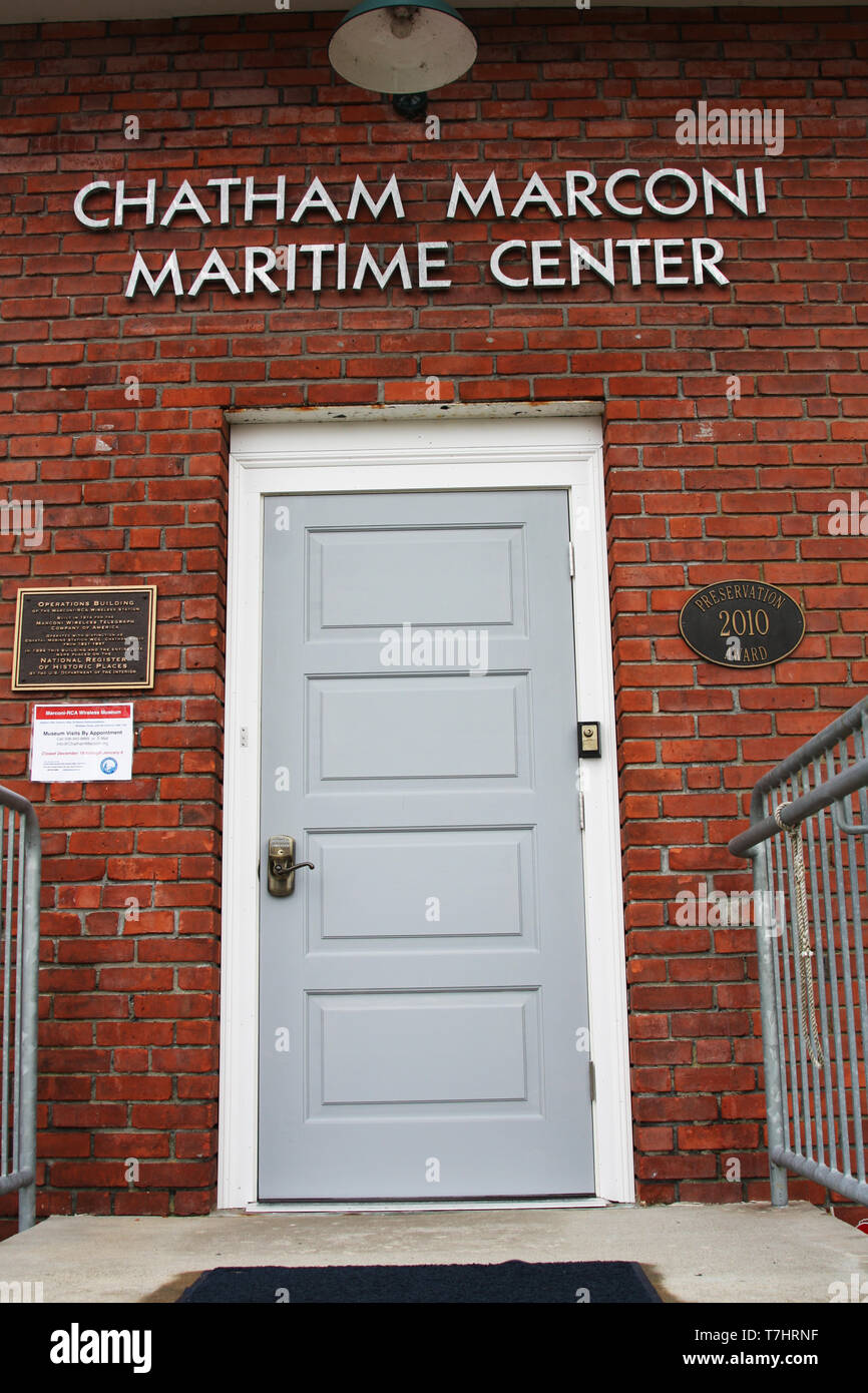 USA, Massachusetts, Cape Cod, New England, North Chatham, Marconi-RCA ...