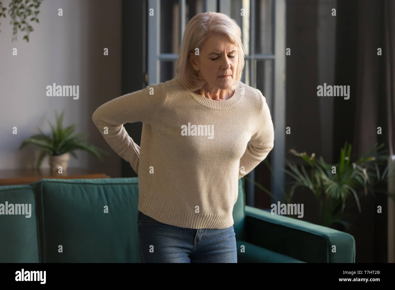 Grandparent backache hi-res stock photography and images - Alamy