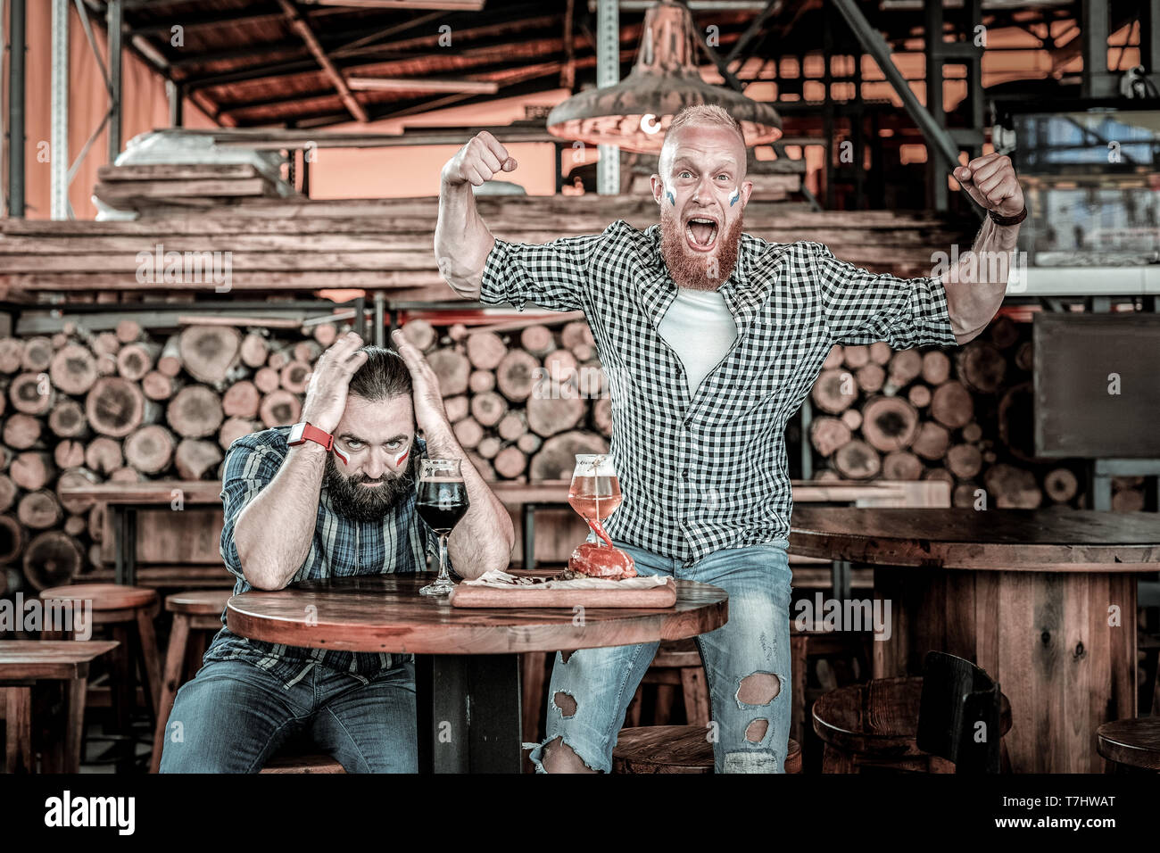 Middle aged football fan hi-res stock photography and images - Alamy