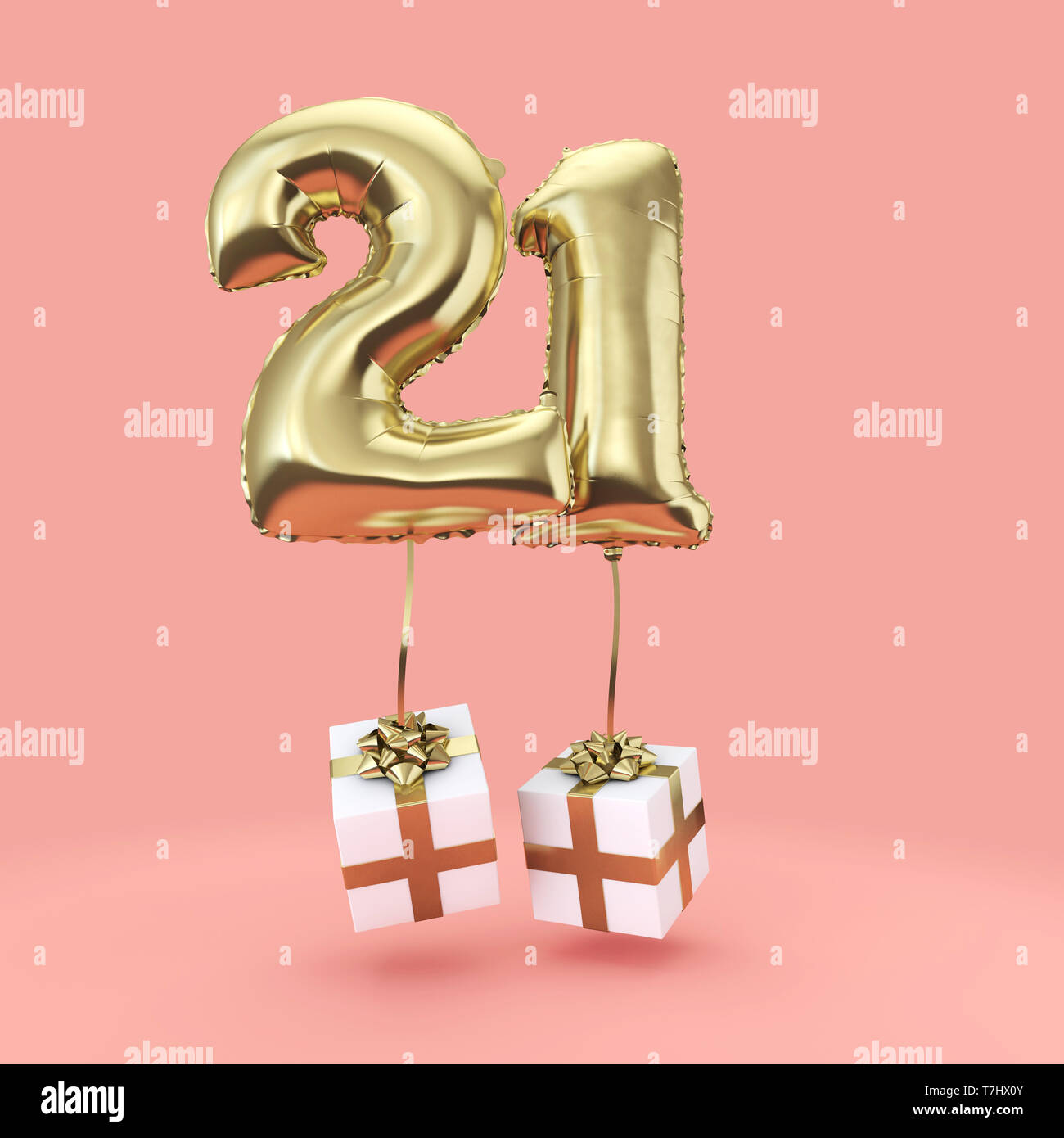 Gold number twenty one hi-res stock photography and images - Alamy