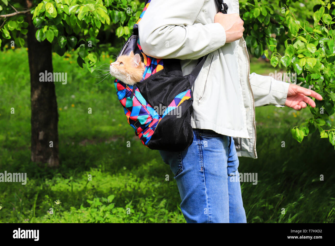 Furry backpack hi-res stock photography and images - Alamy