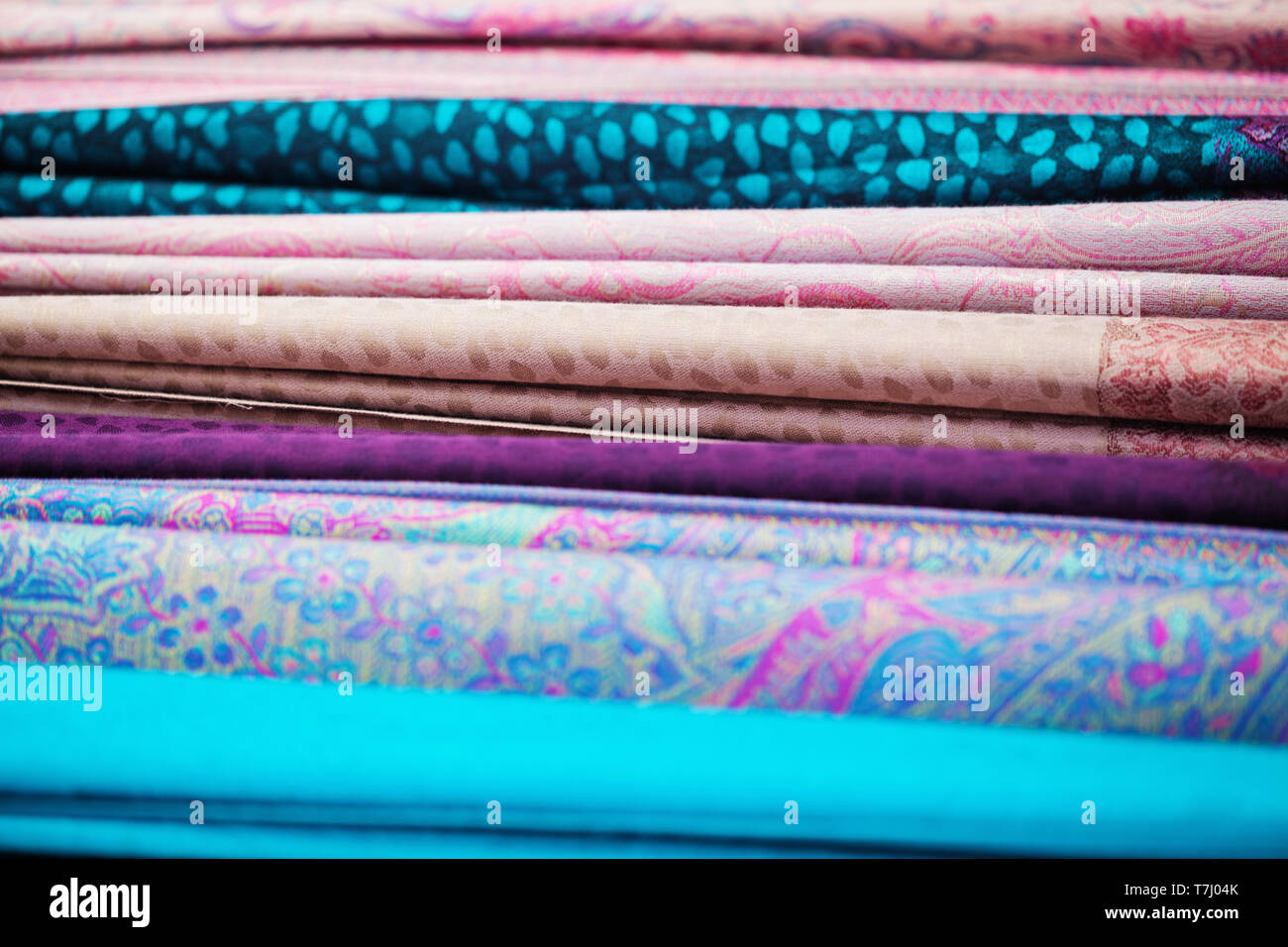 Colorful fabric background. Abstract textiles texture Stock Photo - Alamy