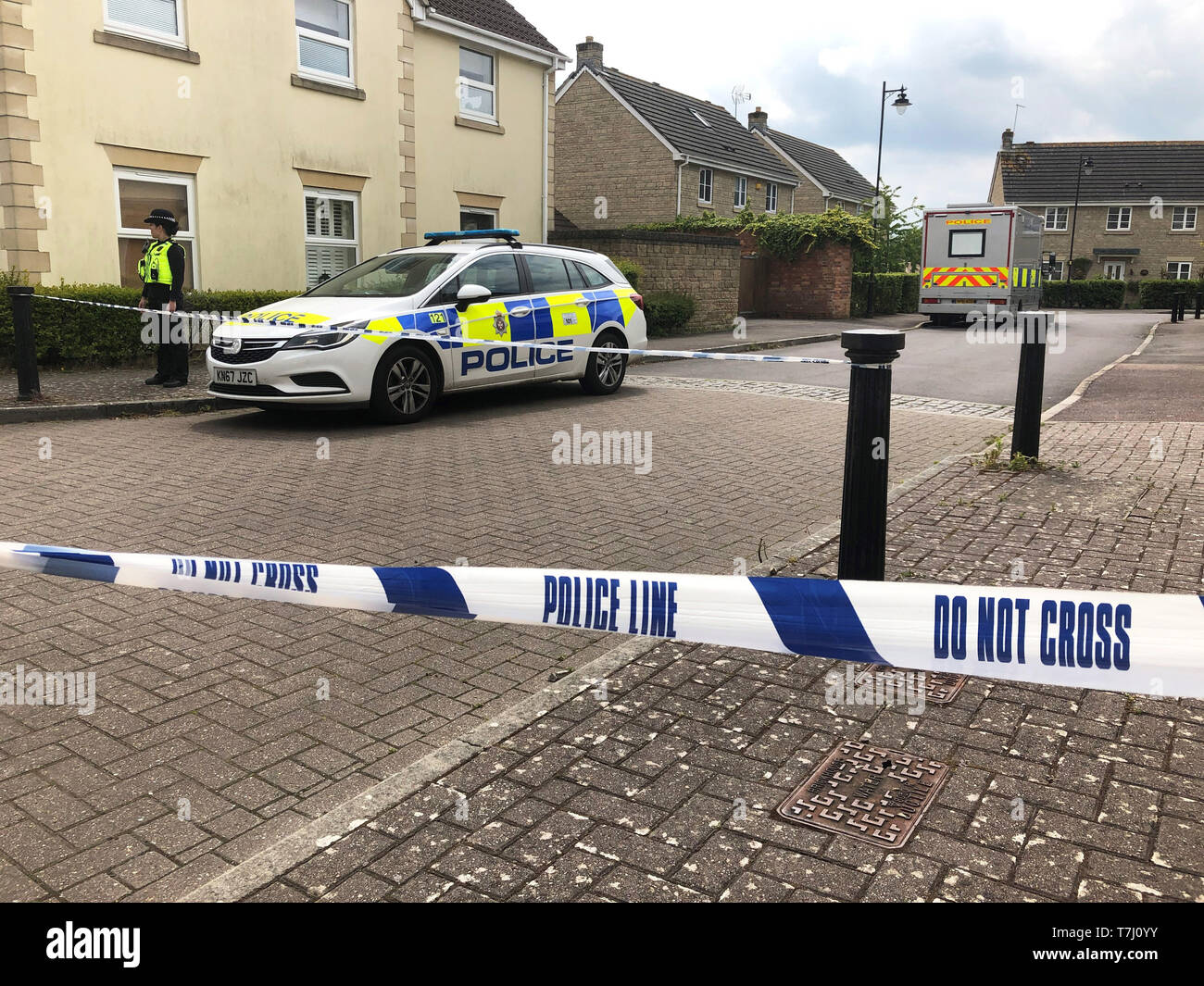 The scene where the body of Ellie Gould was discovered at Springfield ...