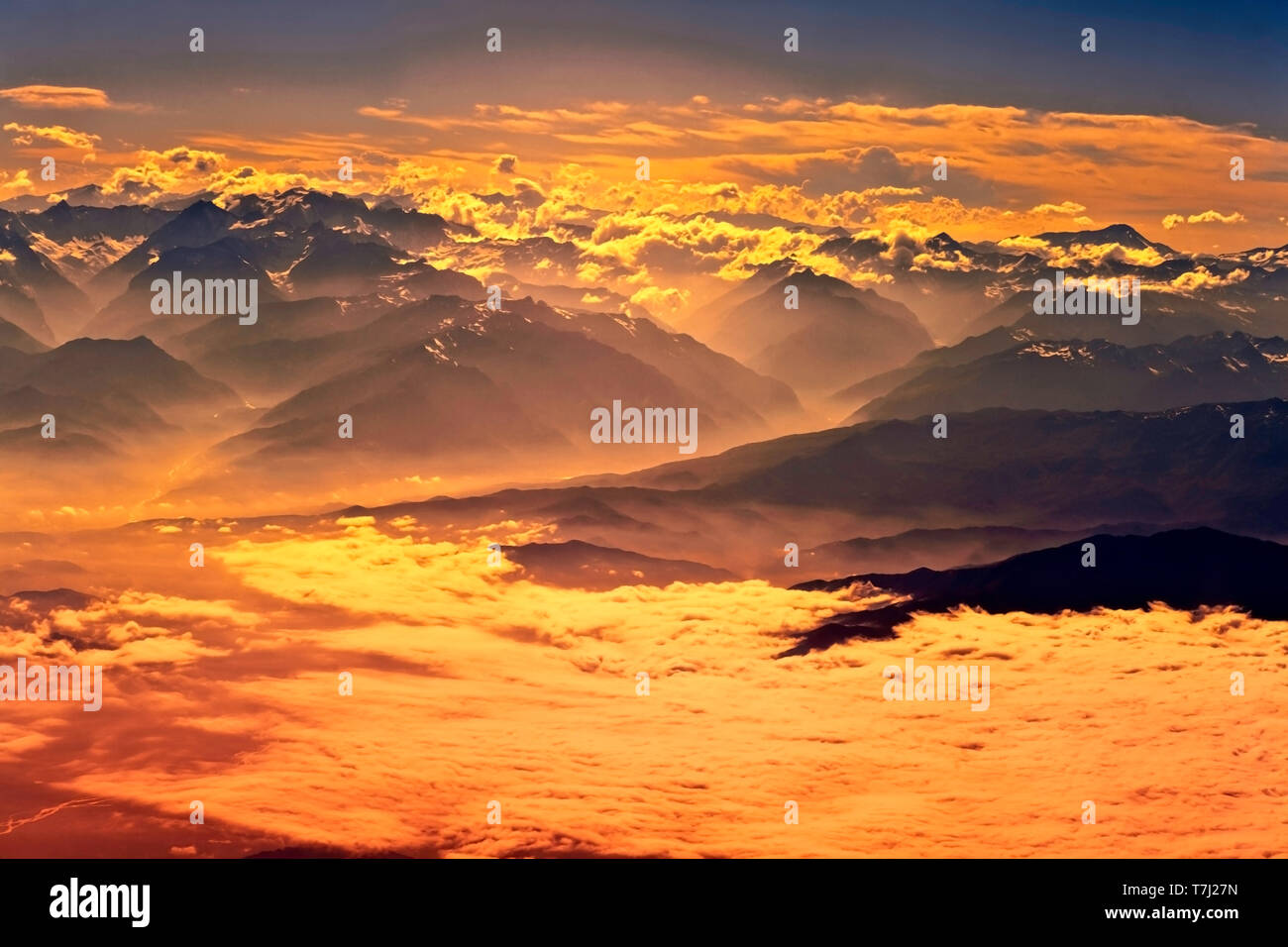 Aerial view of the andes hi-res stock photography and images - Alamy