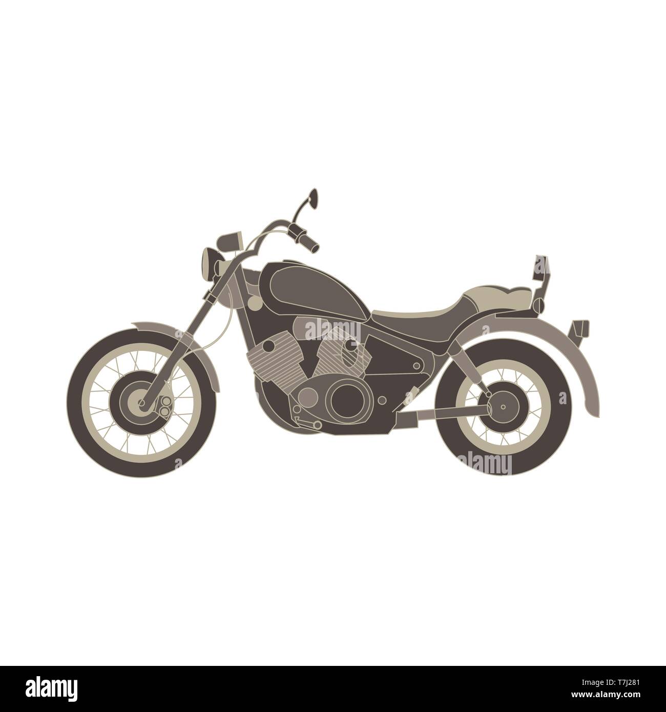 Motorcycle Chopper Icon