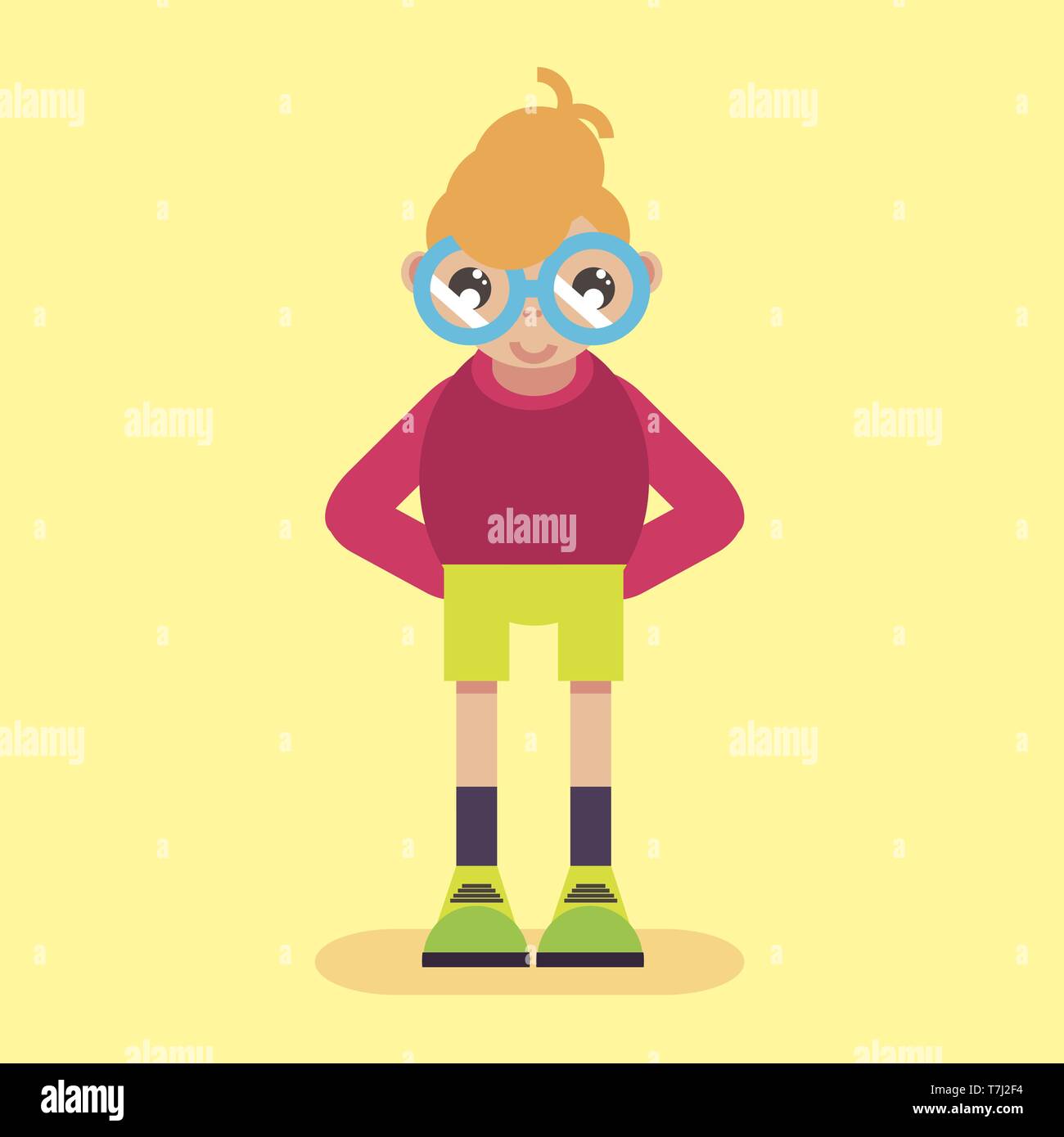 Nerd Vector Vectors High Resolution Stock Photography and Images - Alamy