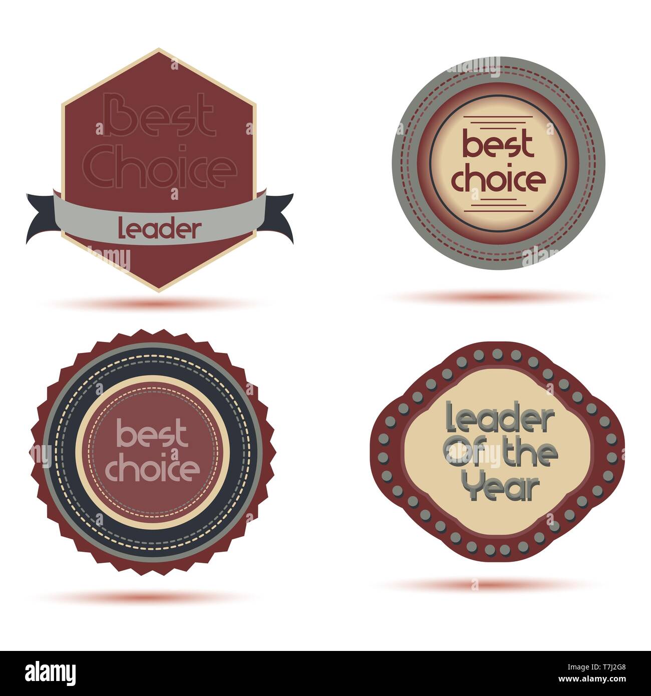 Icon best badge vector leader award winner design shield success prize ...