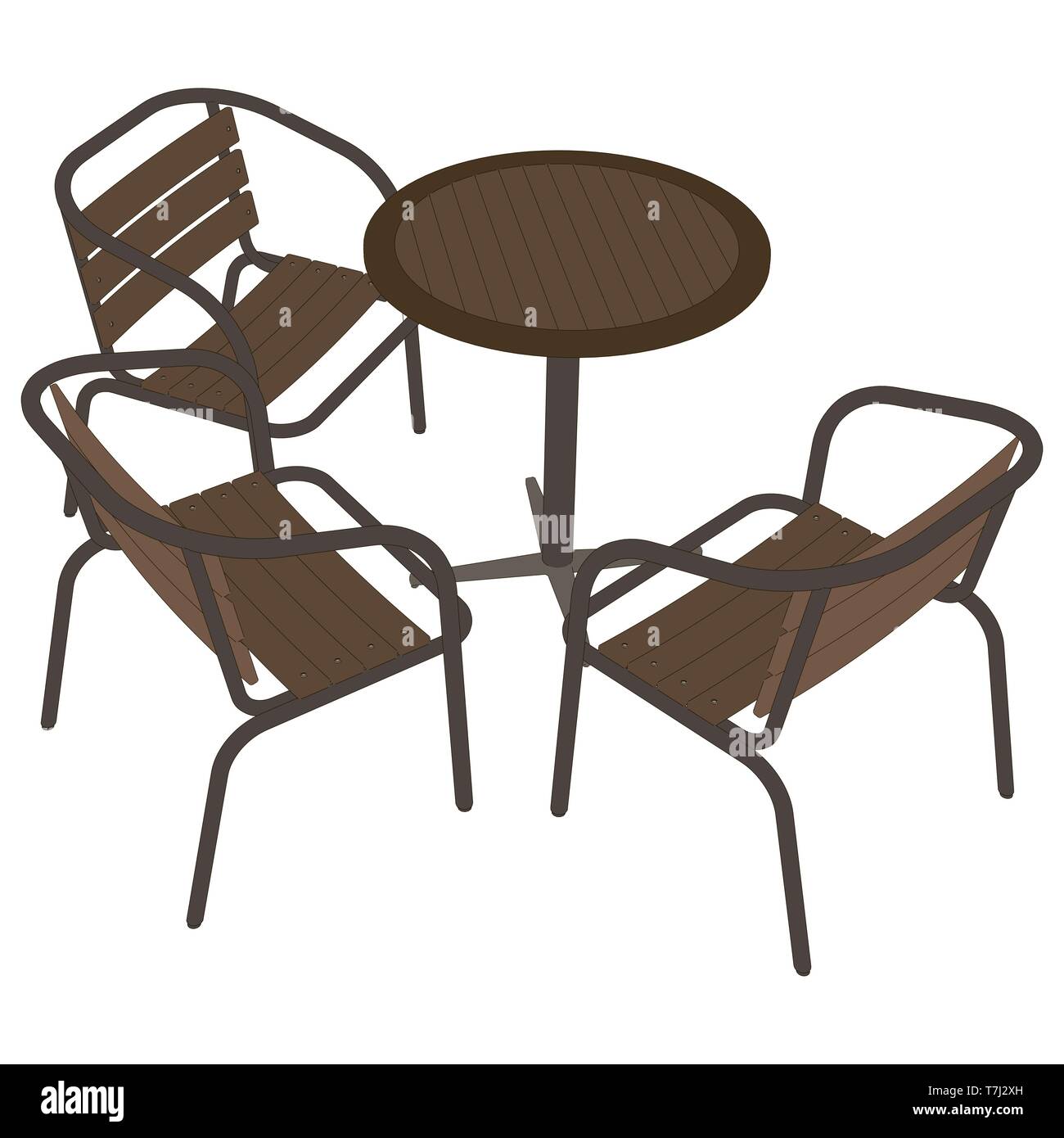 Table restaurant cafe vector illustration icon dinner chair romantic ...