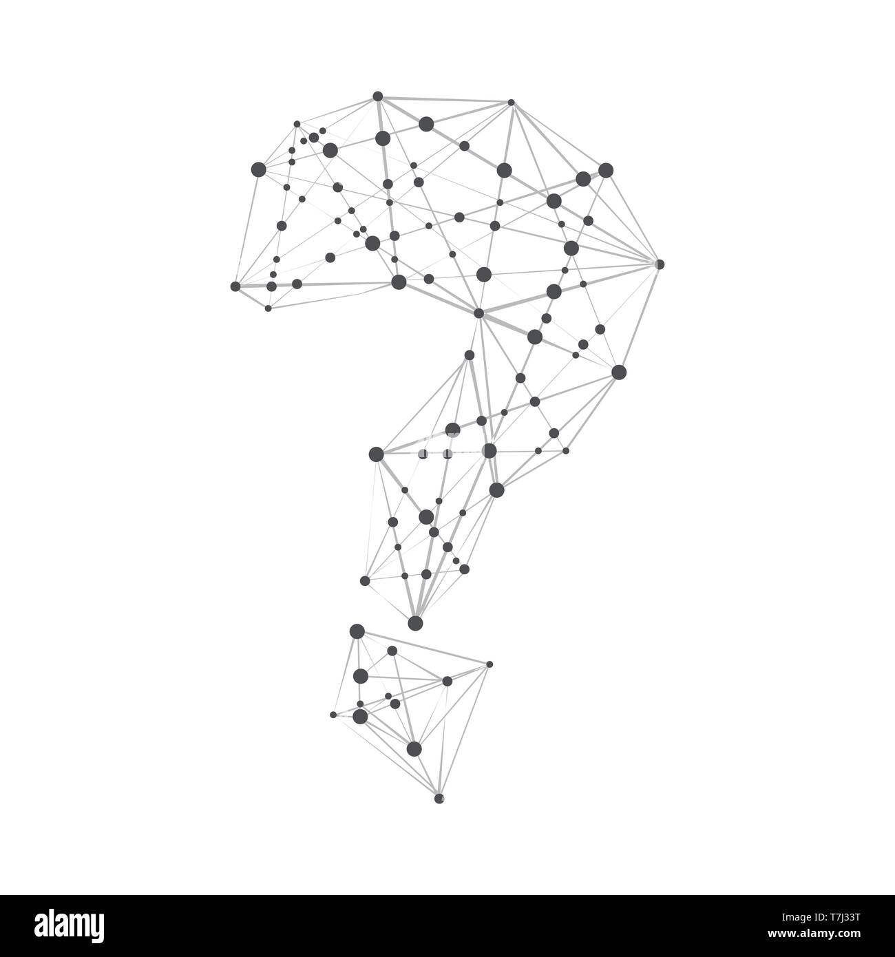 Vector information exchange FAQ icon, help question and mark info ...