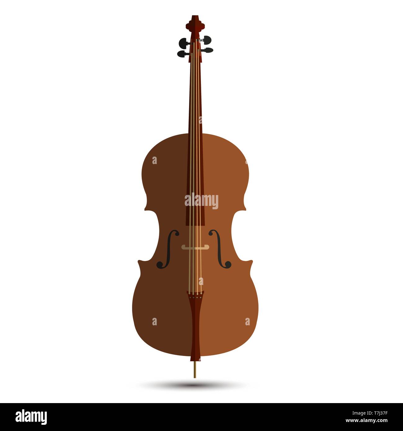 Cello music orchestra background isolated illustration violin vector ...