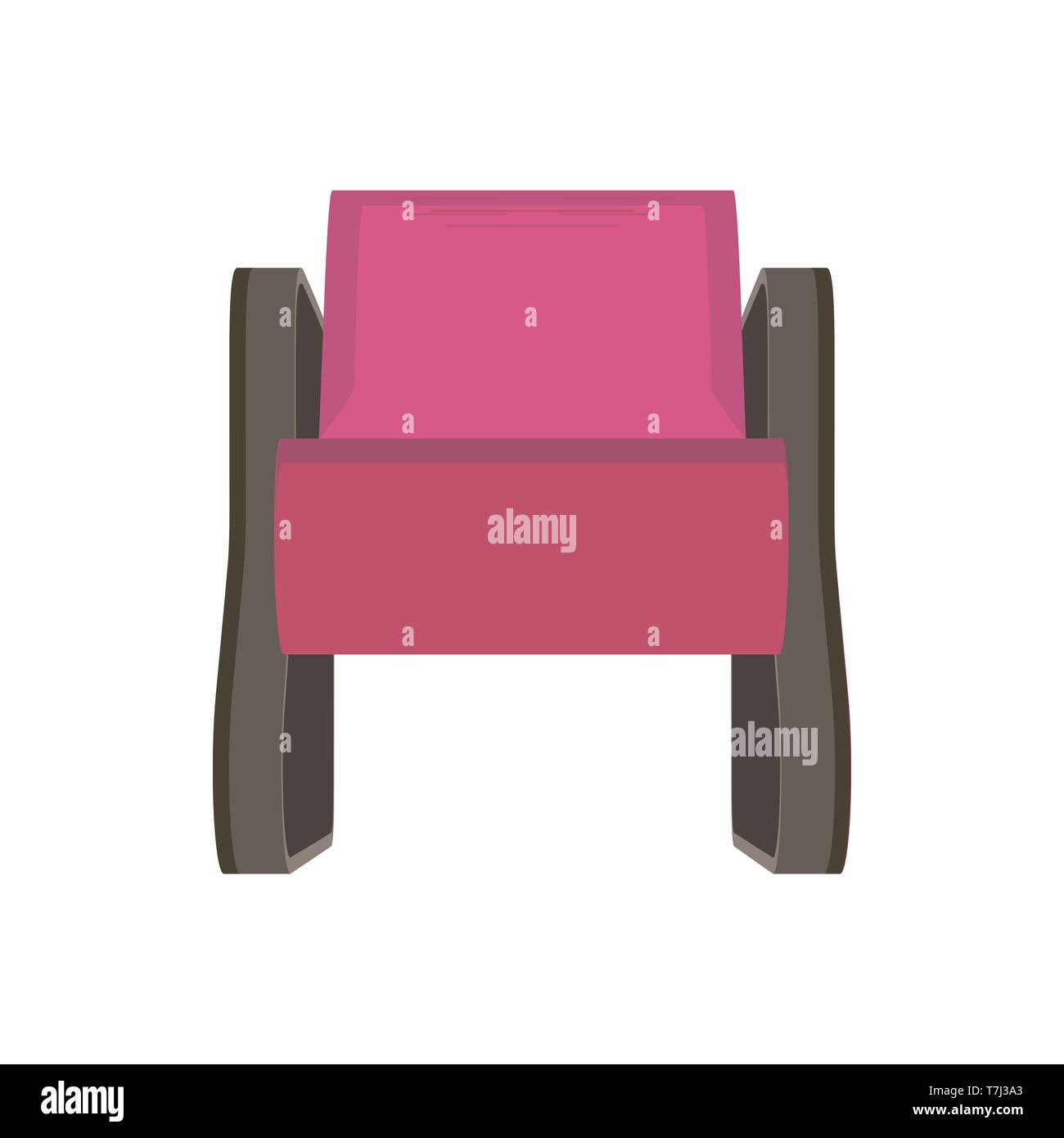 Side view modern armchair Stock Vector Images - Alamy