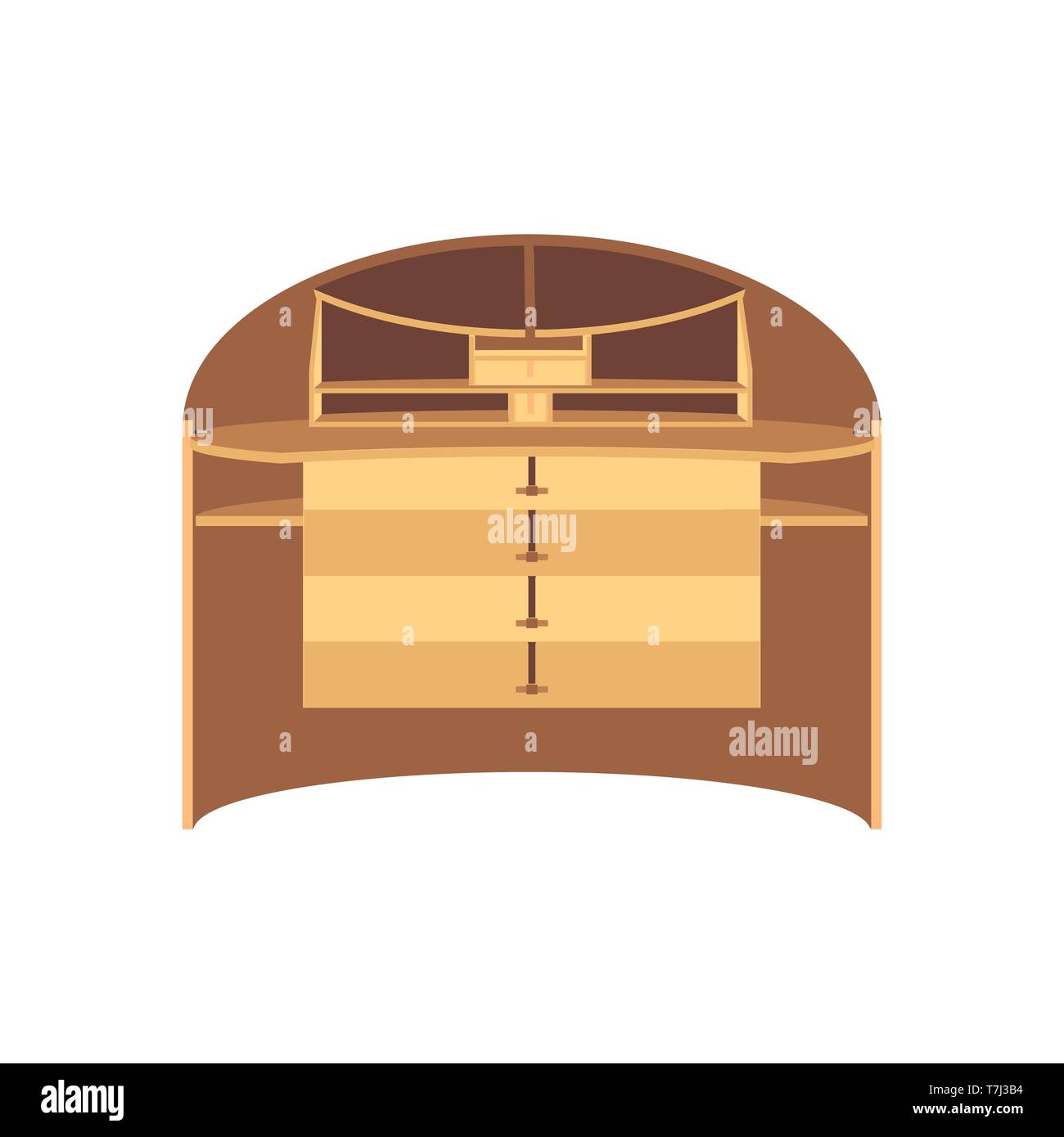 Table vector wooden wood desk background illustration design flat ...