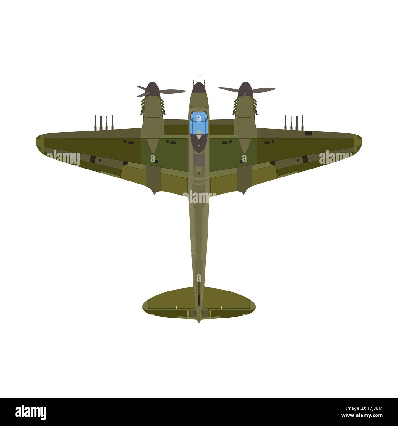 Military aircraft vector jet fighter plane flat airplane Stock Vector ...