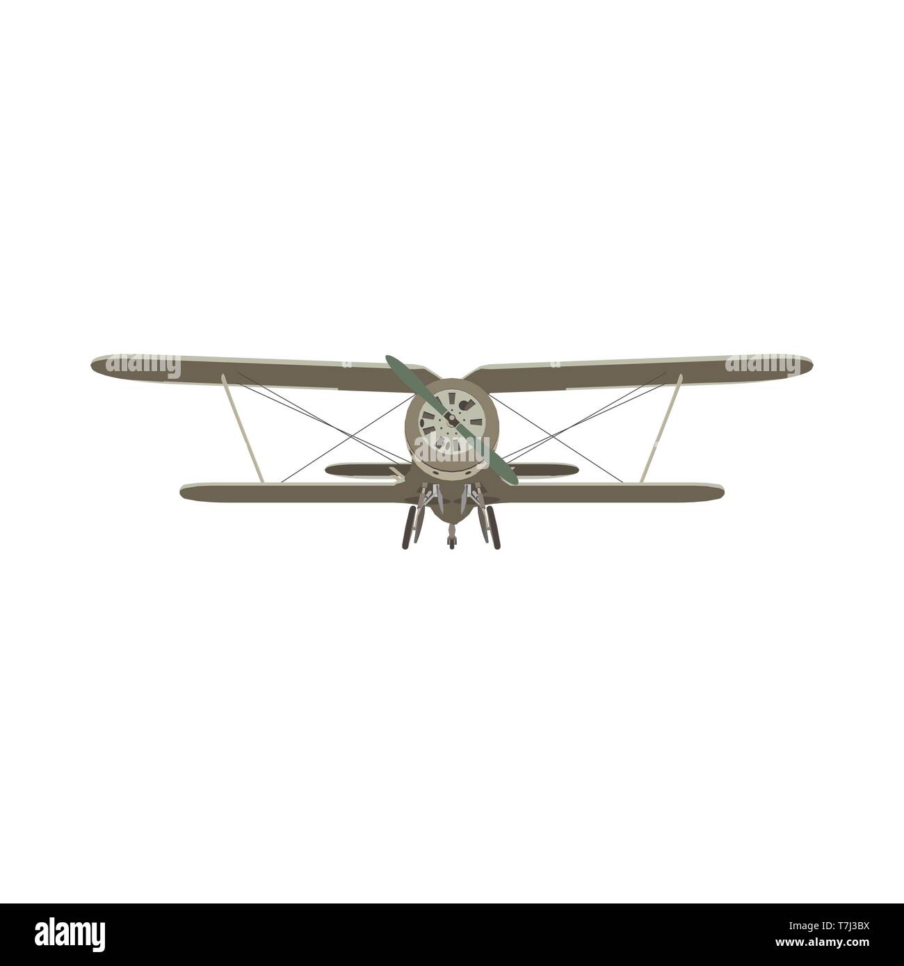 Vintage Airplane Vector