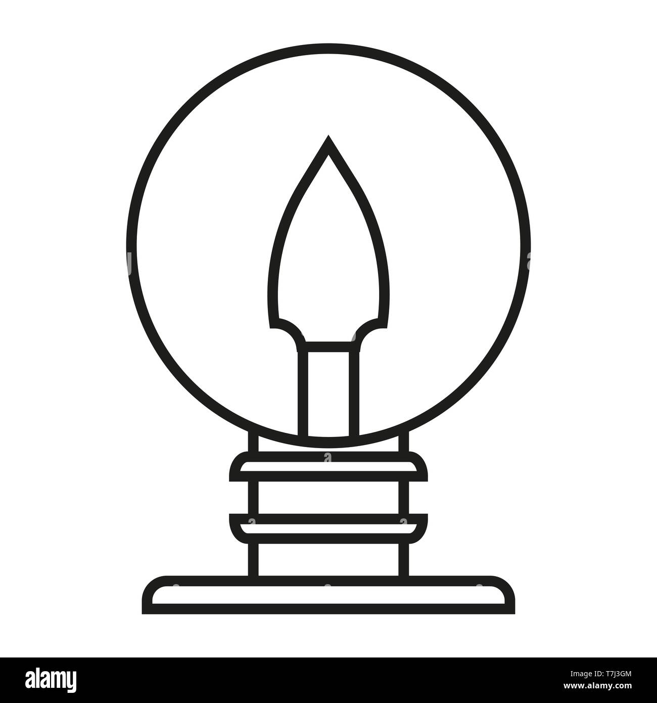 Icon creative line outline design vector web logo illustration business ...