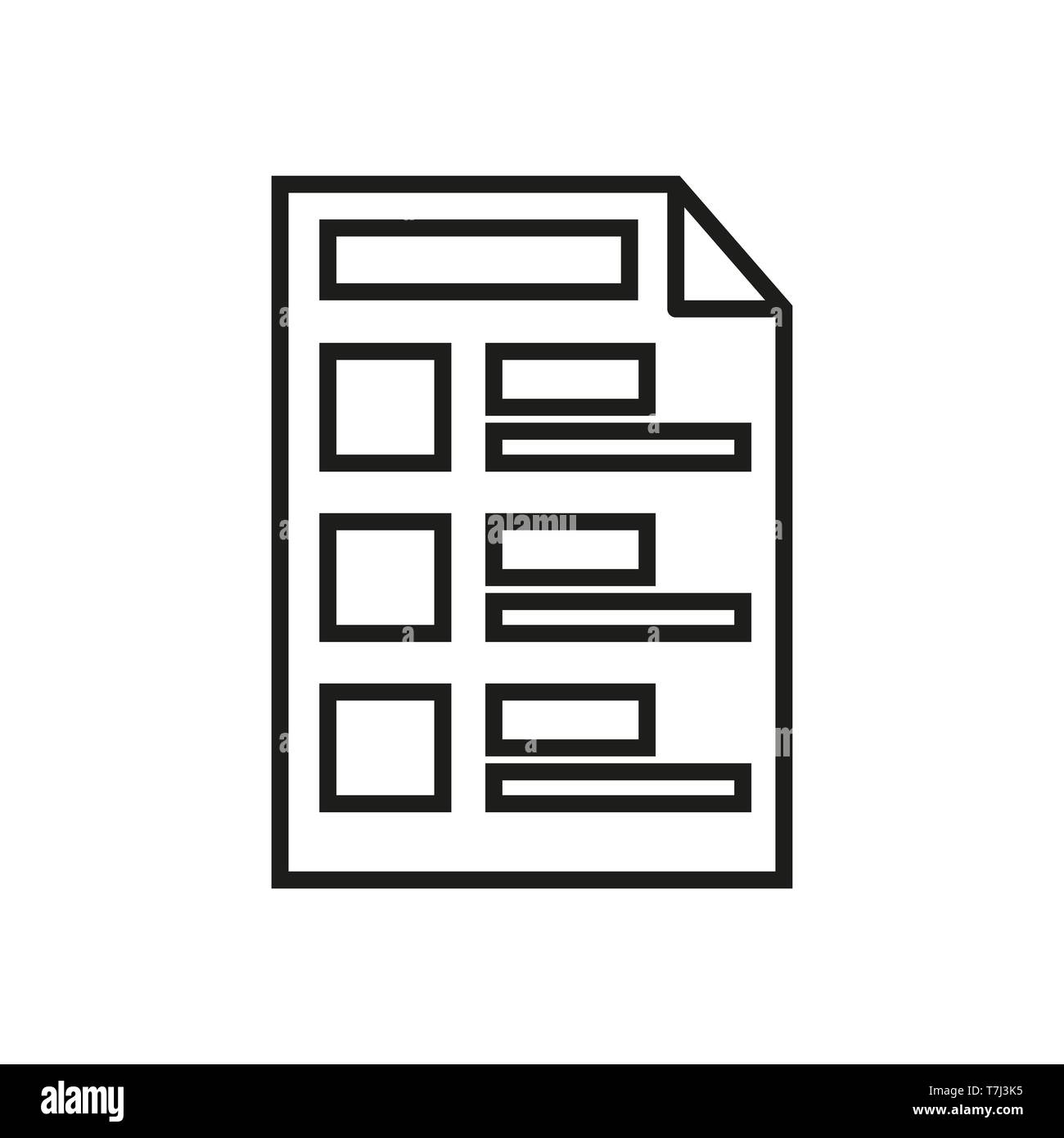 Icon wishlist list wish outline vector heart line illustration. Web ...