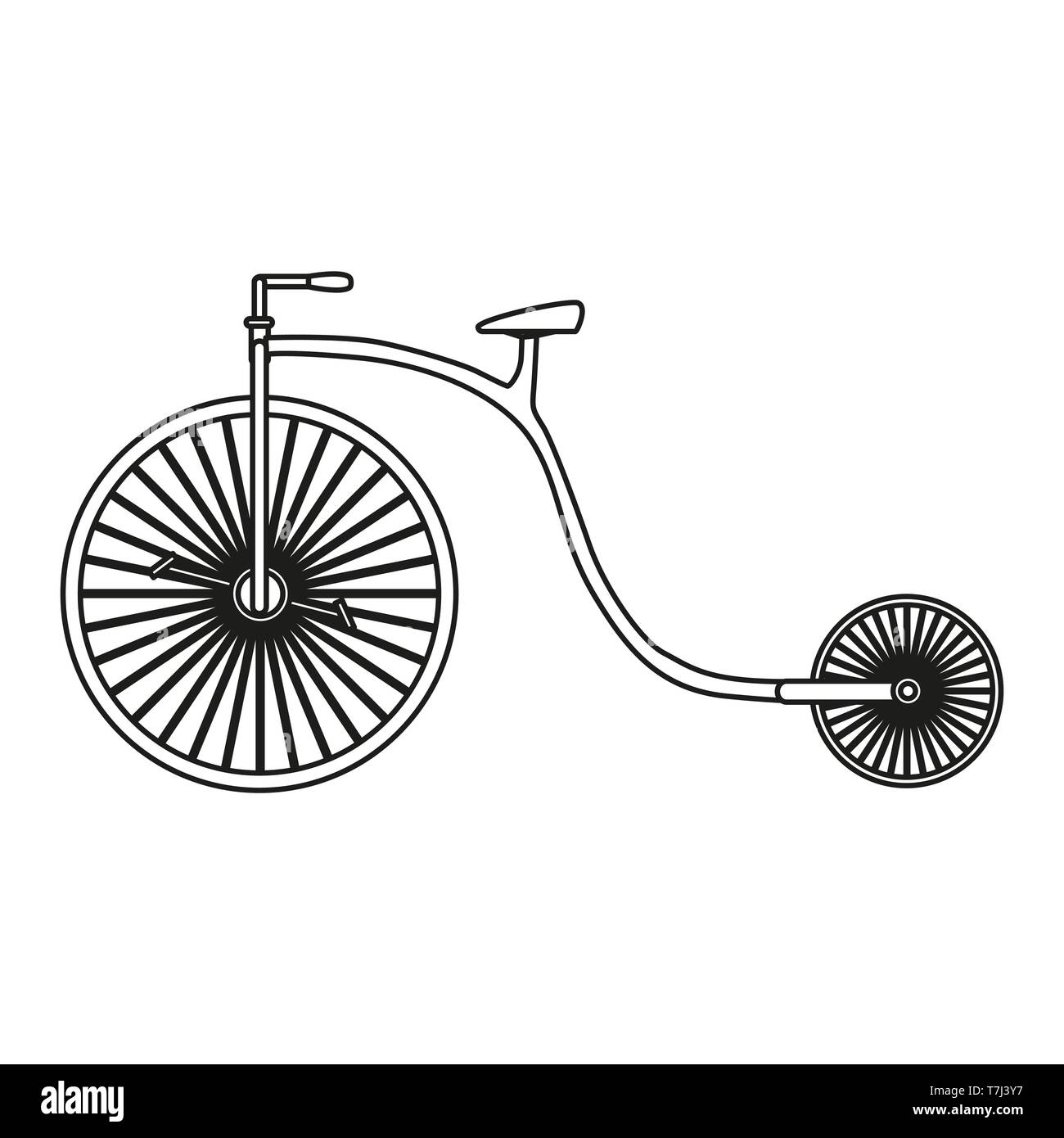 Public road cycle track Stock Vector Images - Alamy