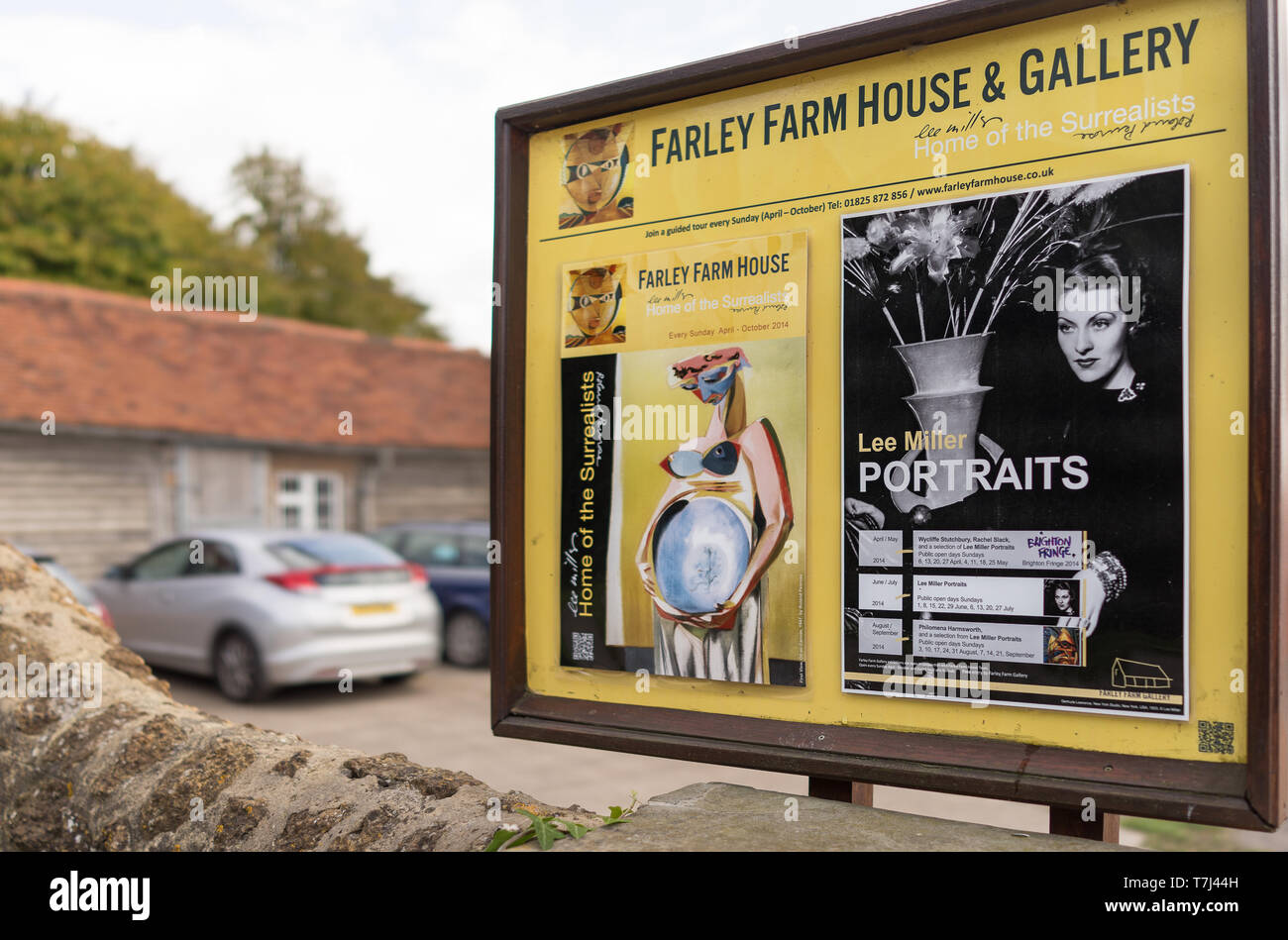 Farley Farm, home of Lee Miller, photographer Stock Photo - Alamy