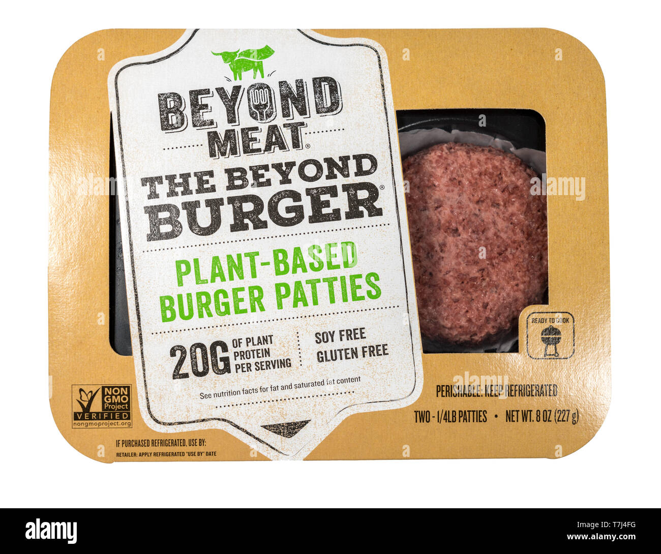 Beyond meat plant based burger package Cut Out Stock Images & Pictures ...